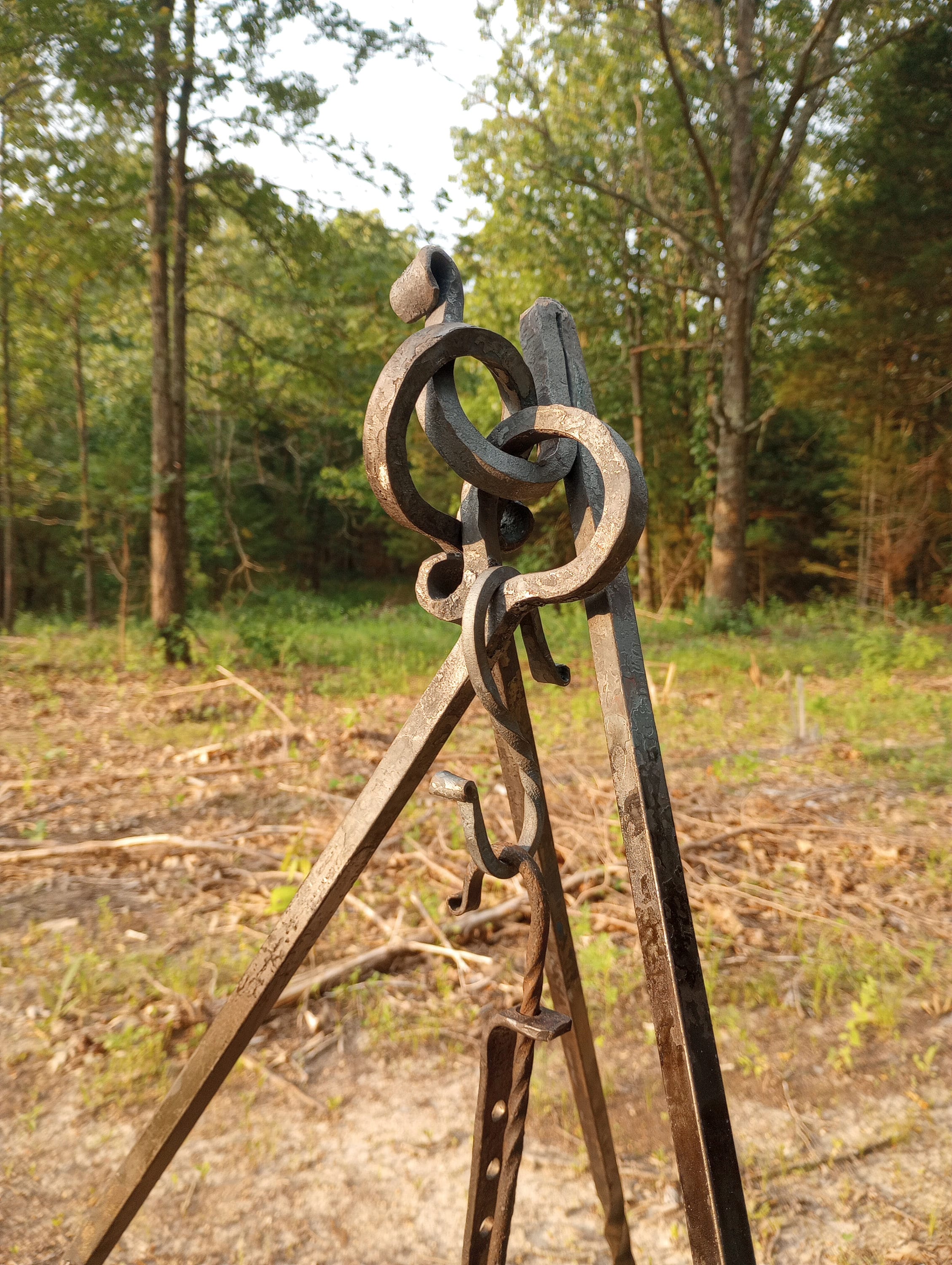 Large Camp Fire Irons Dutch Oven Cook Set, Tripod or Cross Bar. - Etsy