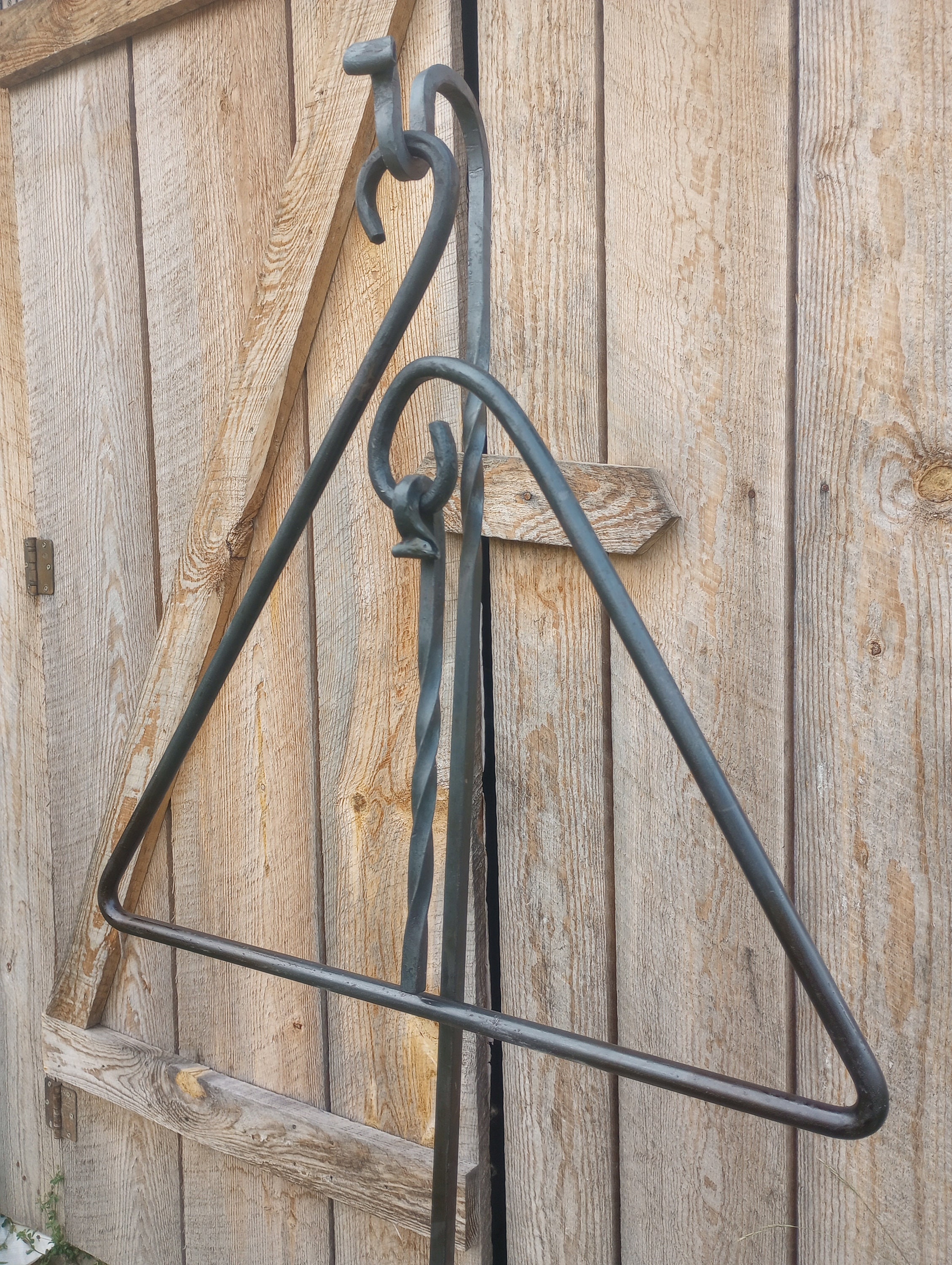 Large Dinner Bell, Chuckwagon Bell, Dinner Triangle - Etsy