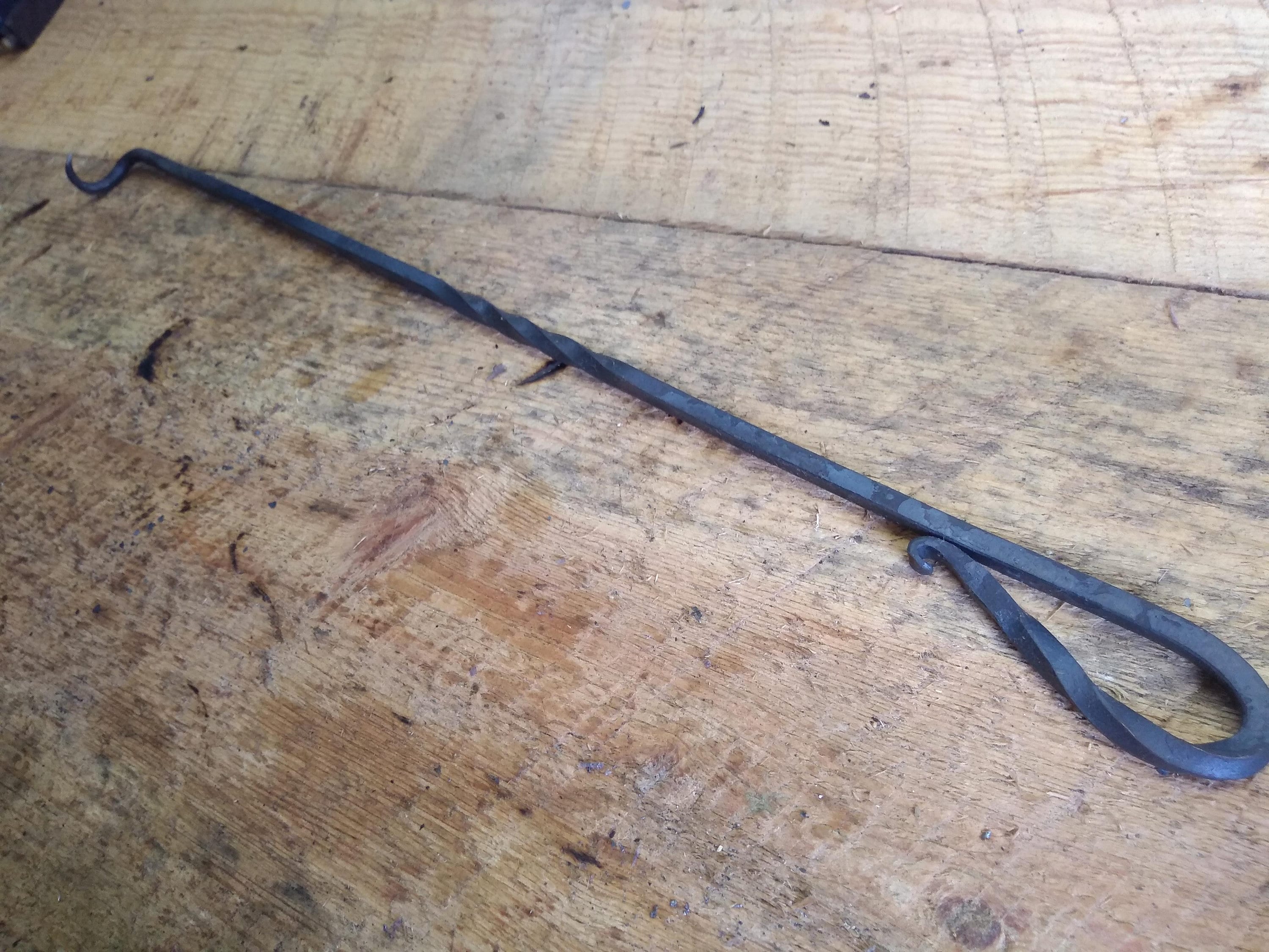 Hand Forged Steak Turner, Meat Flipper BBQ Tool. - Etsy