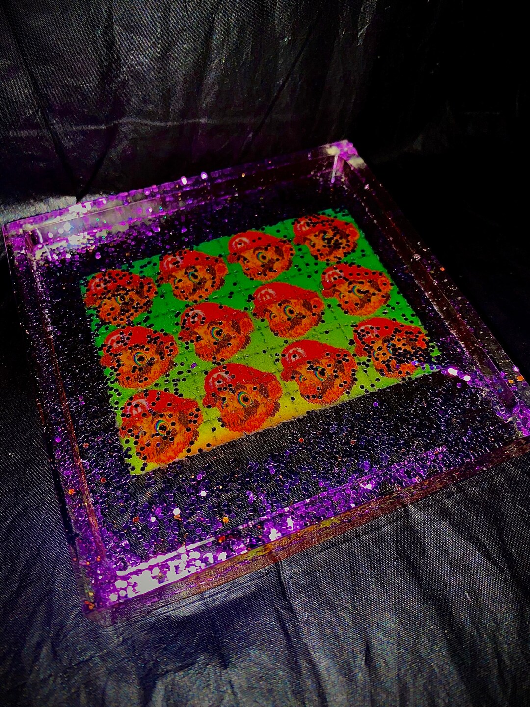 Super Mario Melting Blotter Art Coaster - Etsy