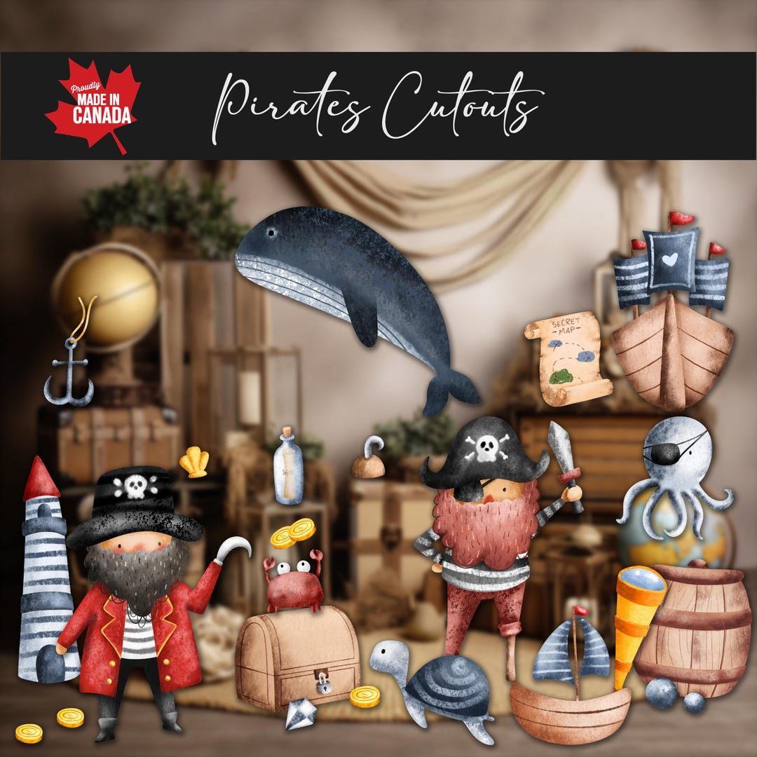 Pirates Party Set Cutout - Etsy