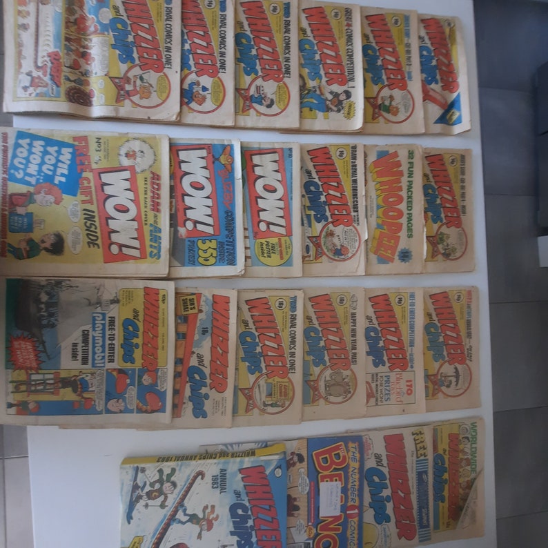 44 Vintage British Comics & 1 Annual (1974 Onwards) - Etsy