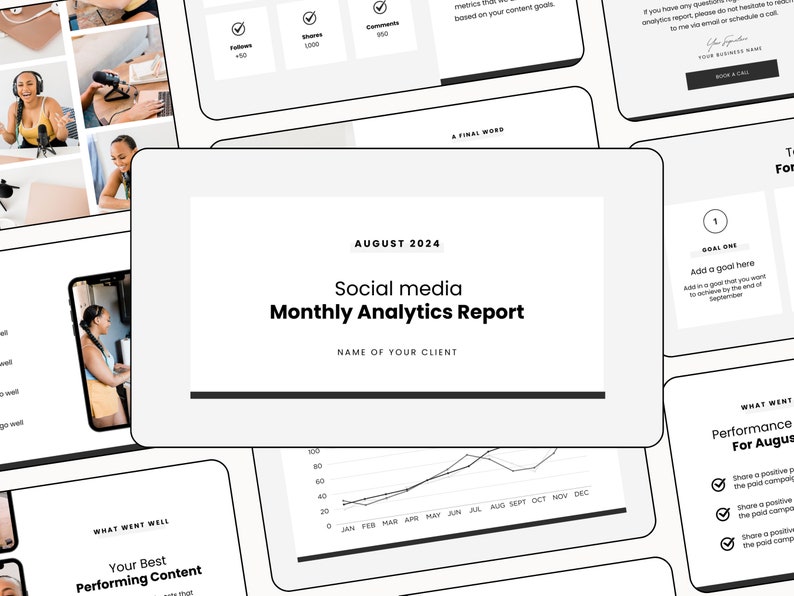 Social Media Analytics Report Social Media Manager Template Social ...