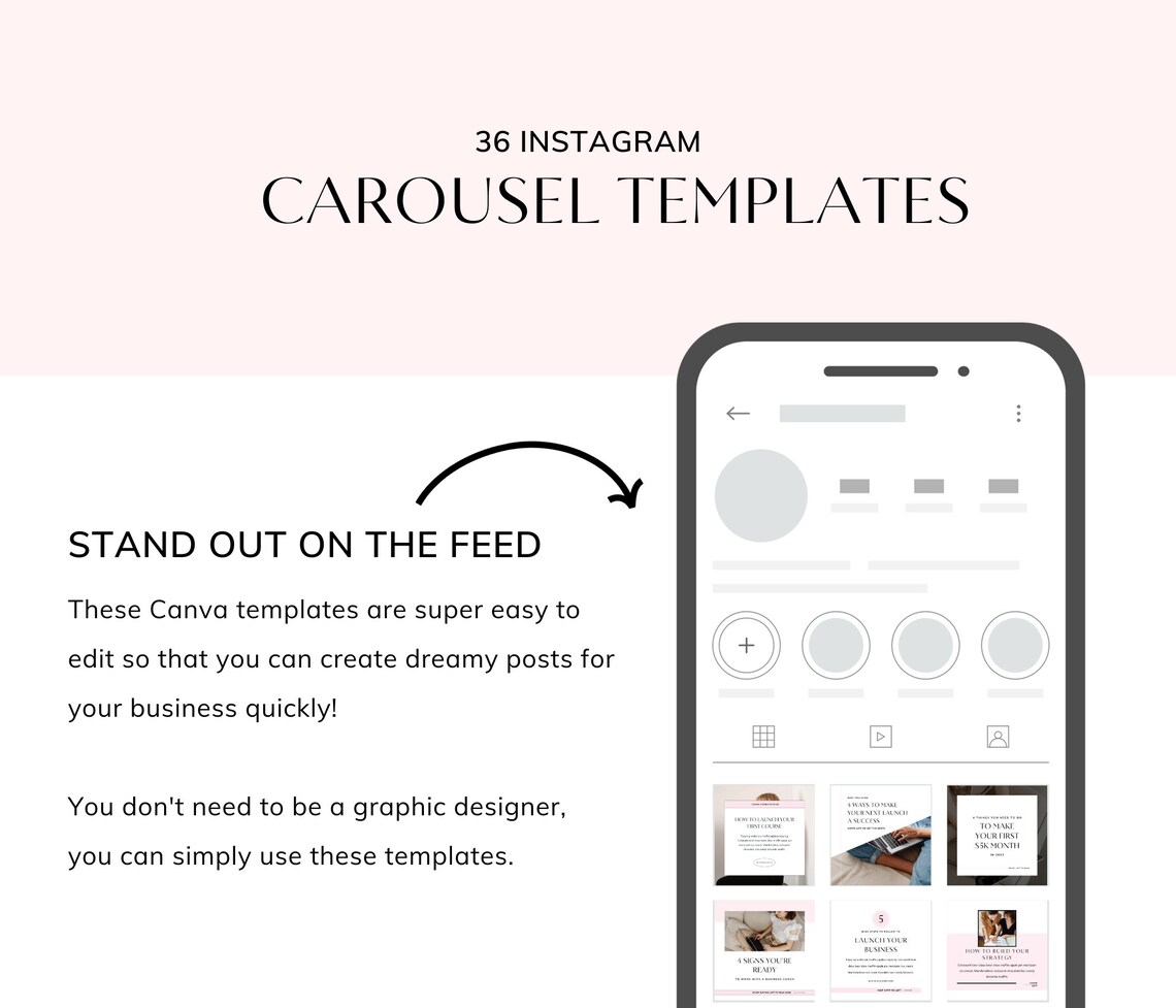 Minimalist Instagram Carousel Templates Simple Carousel Instagram ...