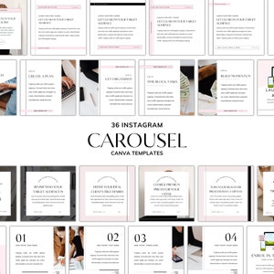 Minimalist Instagram Carousel Templates Simple Carousel Instagram ...
