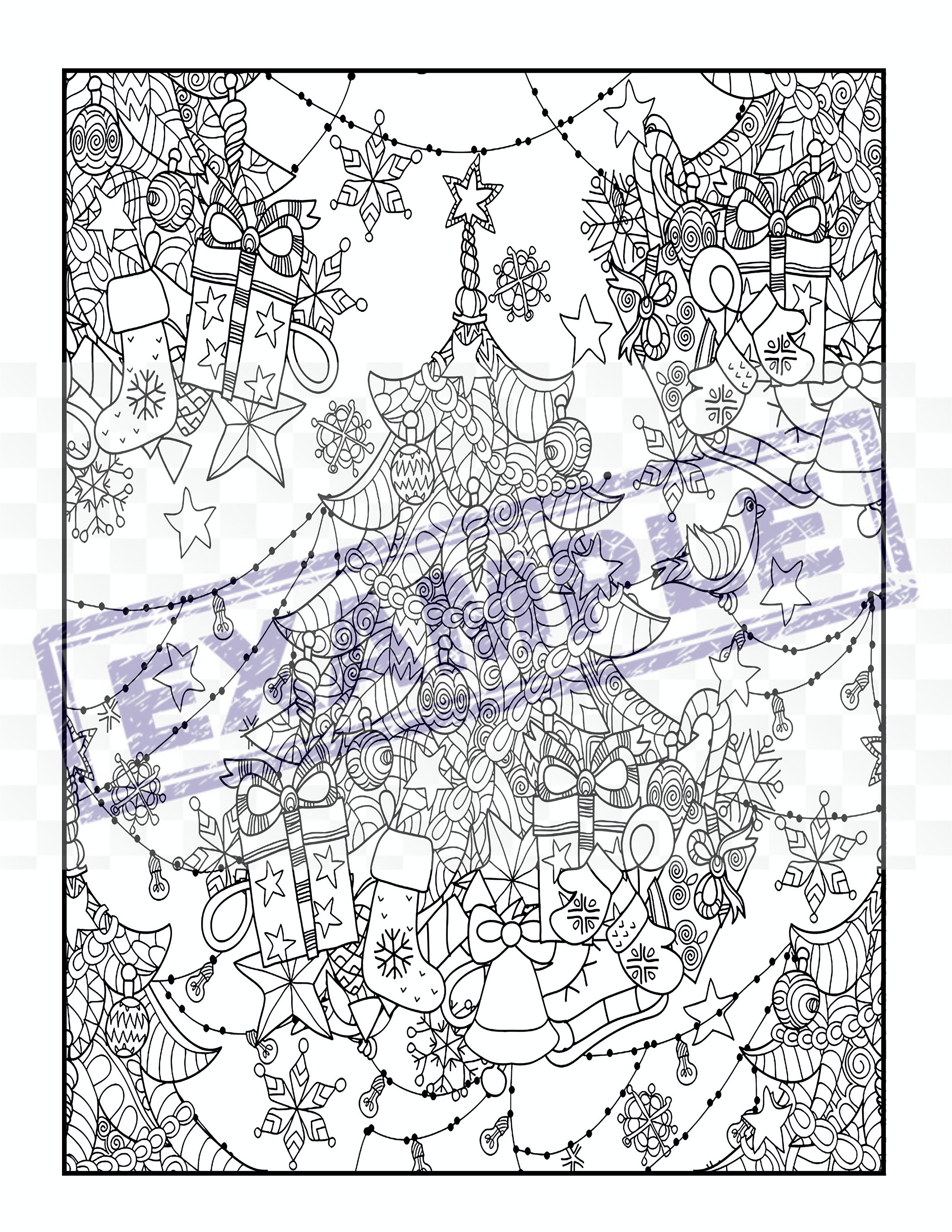Christmas - 67 Beautiful Detailed Mandala Style Coloring Pages - PDF ...