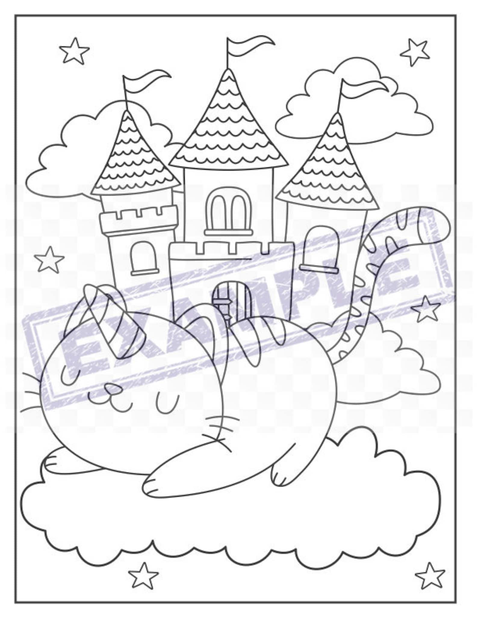 Adorable KITTEN Coloring Pages - PDF - 21 Full Pages, Cute Cats Great ...