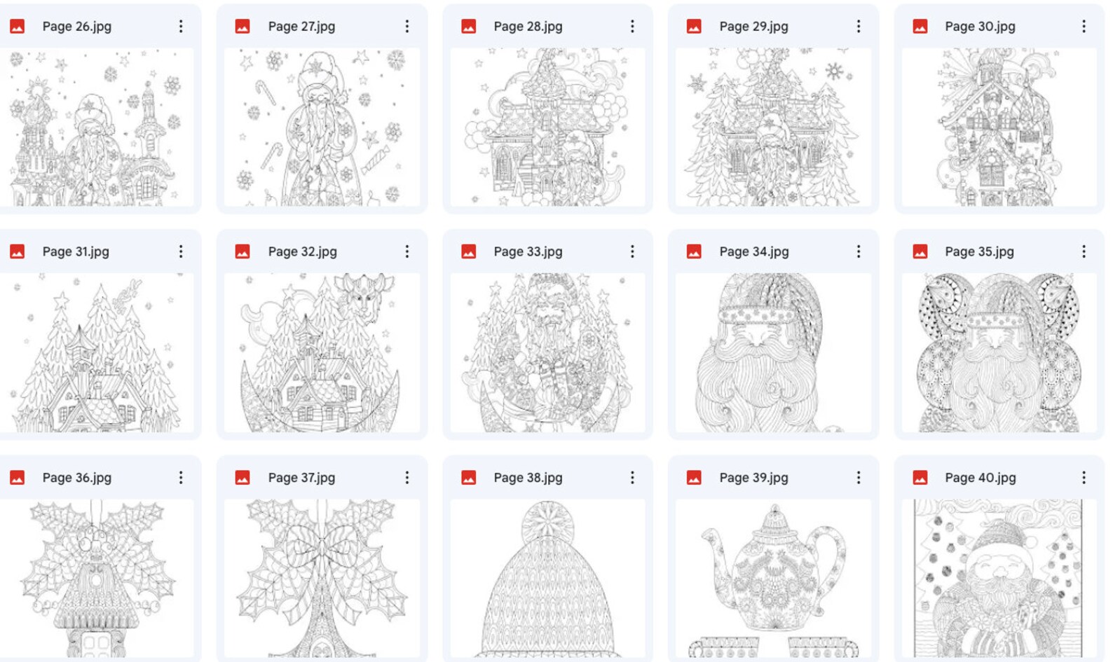 Christmas - 67 Beautiful Detailed Mandala Style Coloring Pages - PDF ...