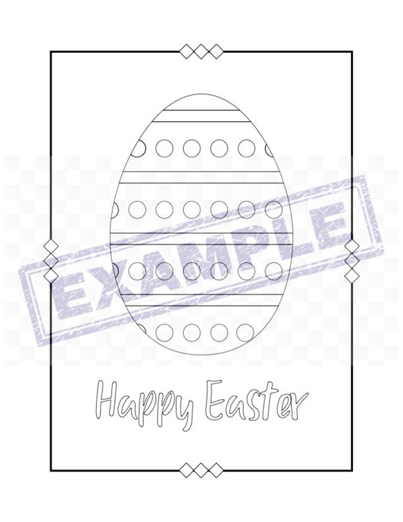 Easter EGG Coloring Pages - Simple, Cute, Imagination Encouraged! 12 ...