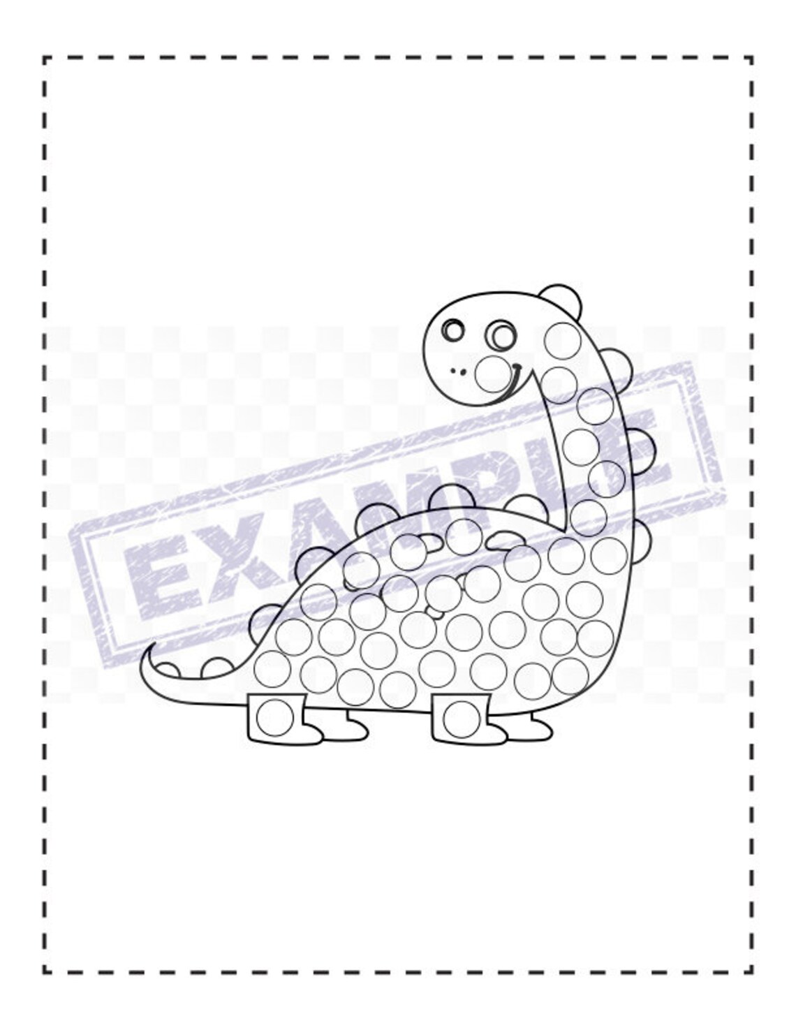 Dinosaur Coloring Pages ADORABLE! - PDF, 20 Full 8x11", Cute Unicorns ...