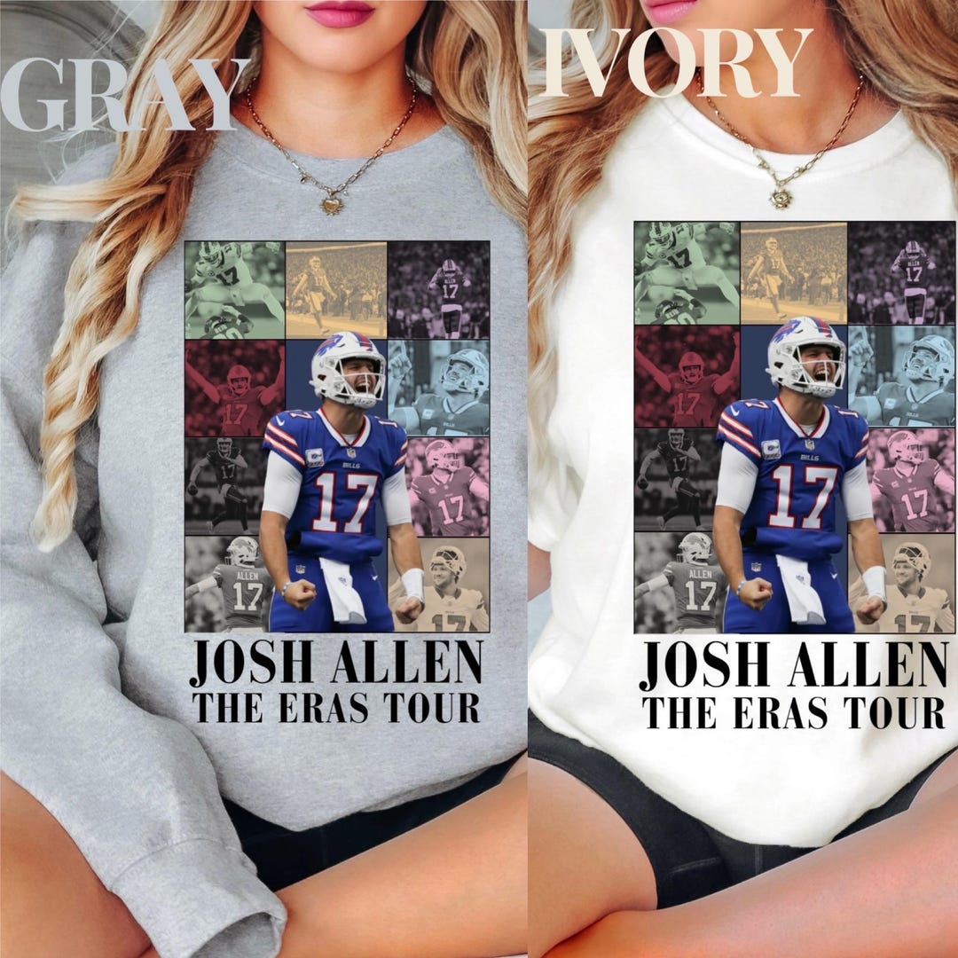 In Stock Ready to Ship Josh Allen the Eras Tour Sweatshirt New Design ...