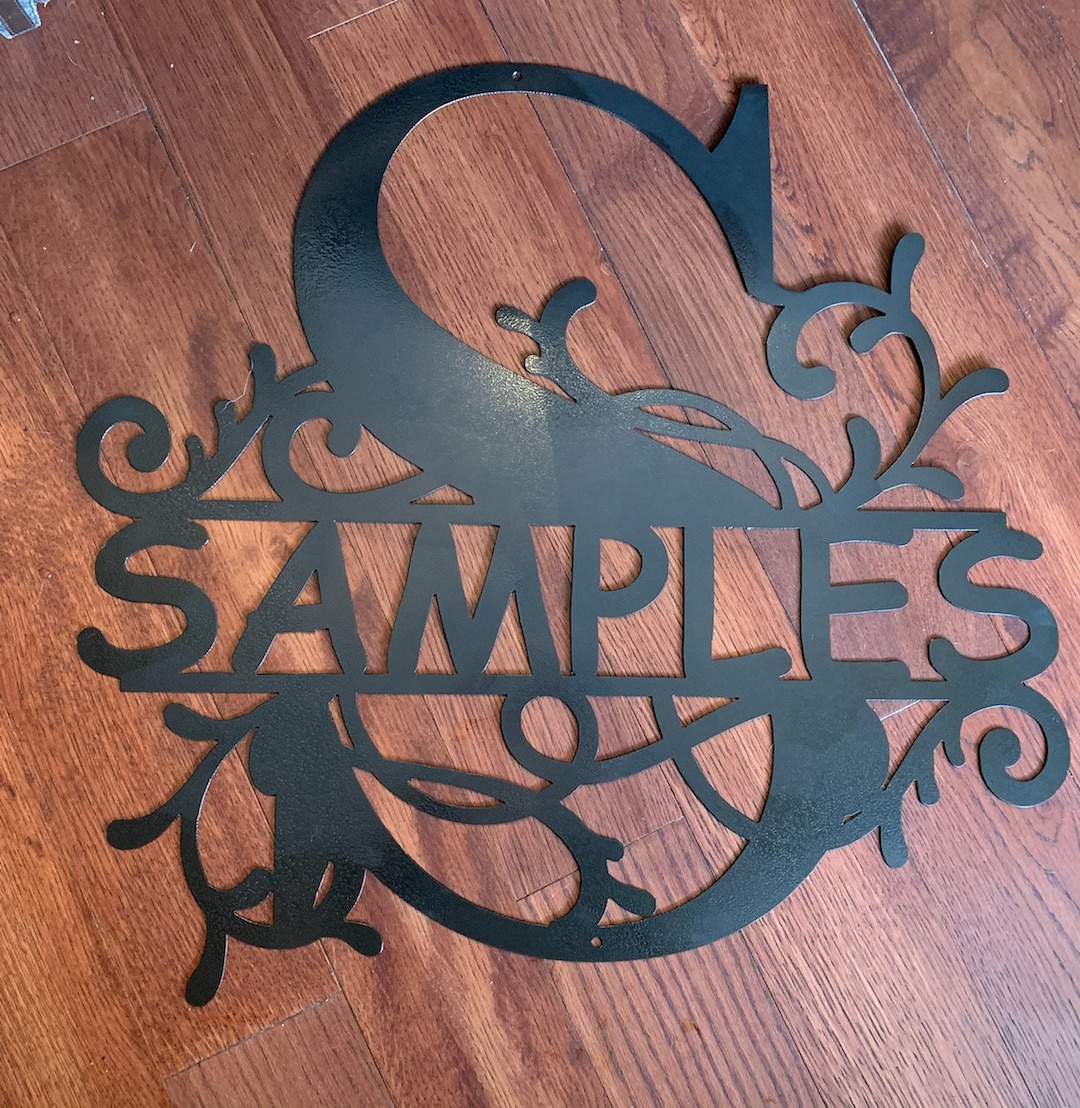 Split Monogram - Etsy