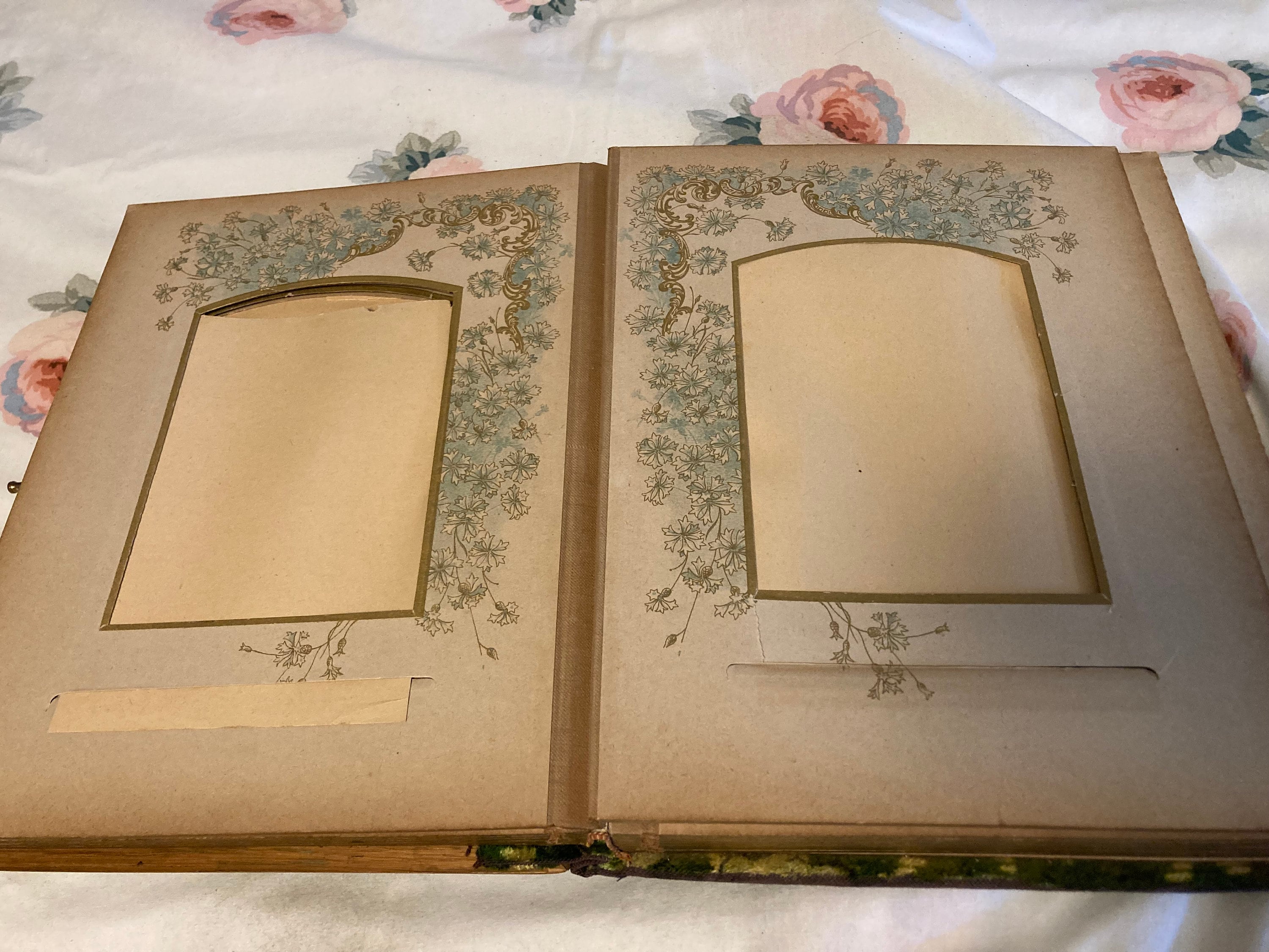 Antique Wood and Velvet Victorian Photo Album/wedding Album in - Etsy