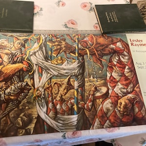 Lester Raymer Display From a 1988 Exhibition at the Sandzen Gallery in ...