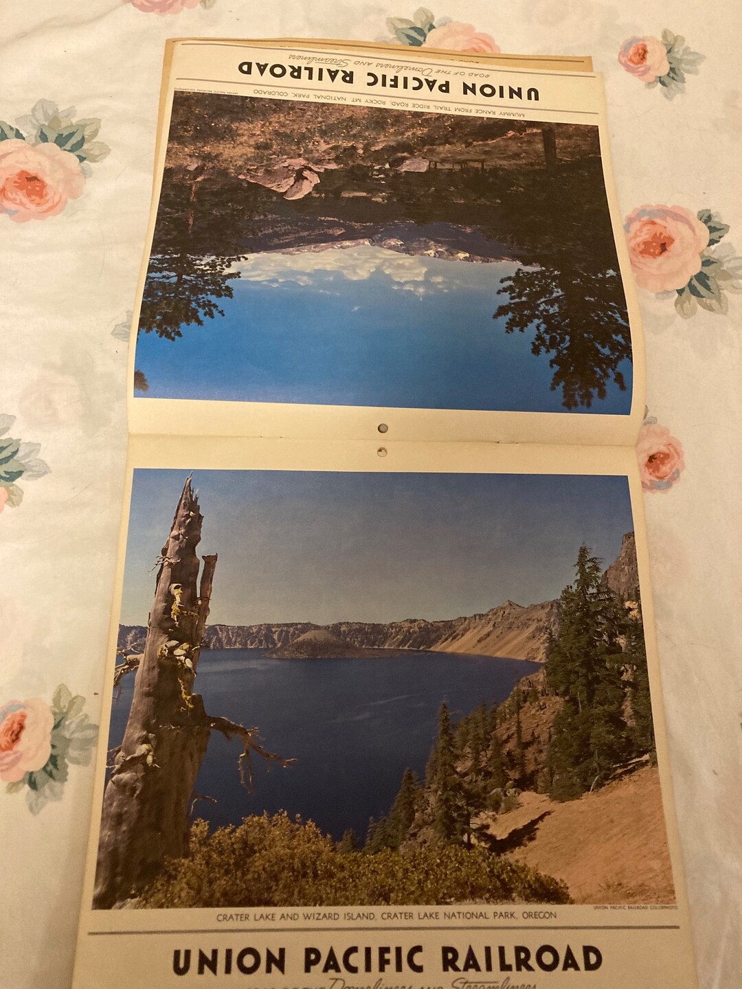 Vintage Art From 1962 Union Pacific Railroad Calendar Each Page ...