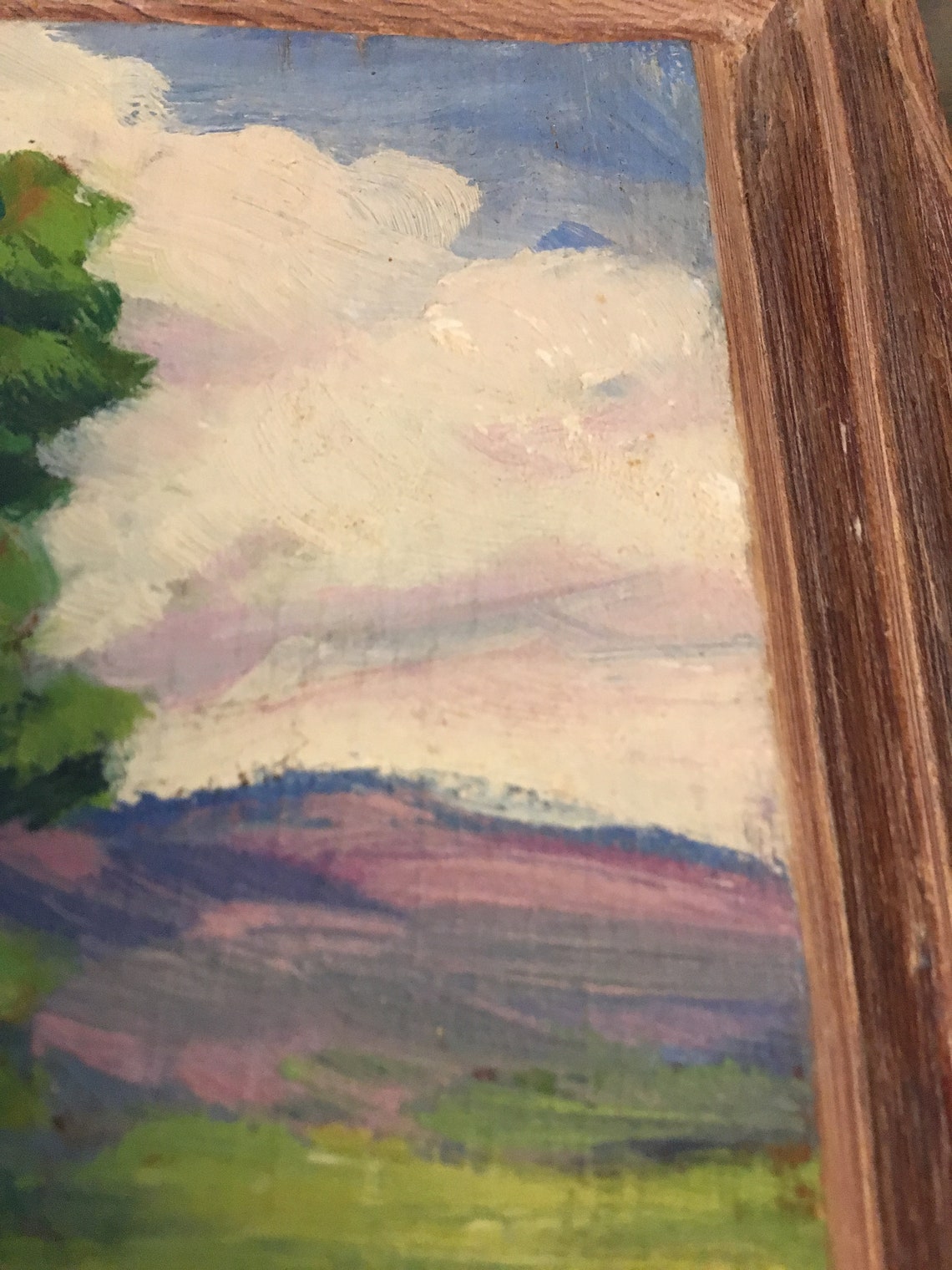 Signe Larson Oil on Board Painting of Tree by Pond Famed - Etsy