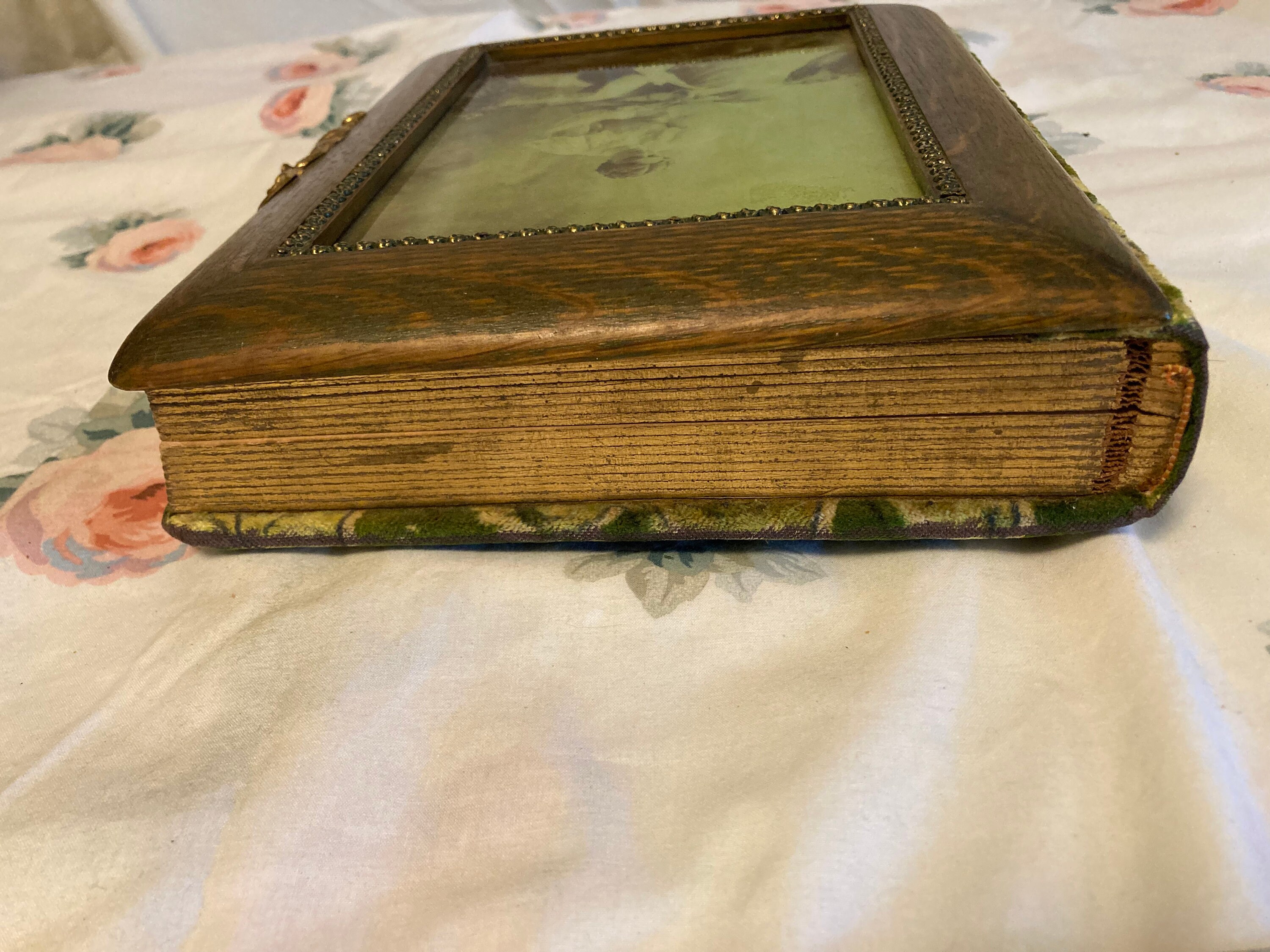 Antique Wood and Velvet Victorian Photo Album/wedding Album in - Etsy