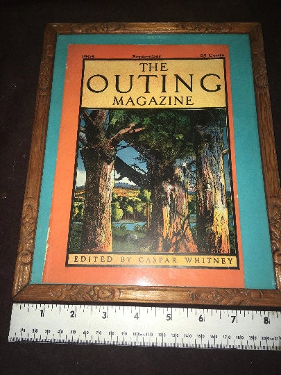 Antique 1905 Maxfield Parrish Magazine Cover, OUTING September 1905 ...
