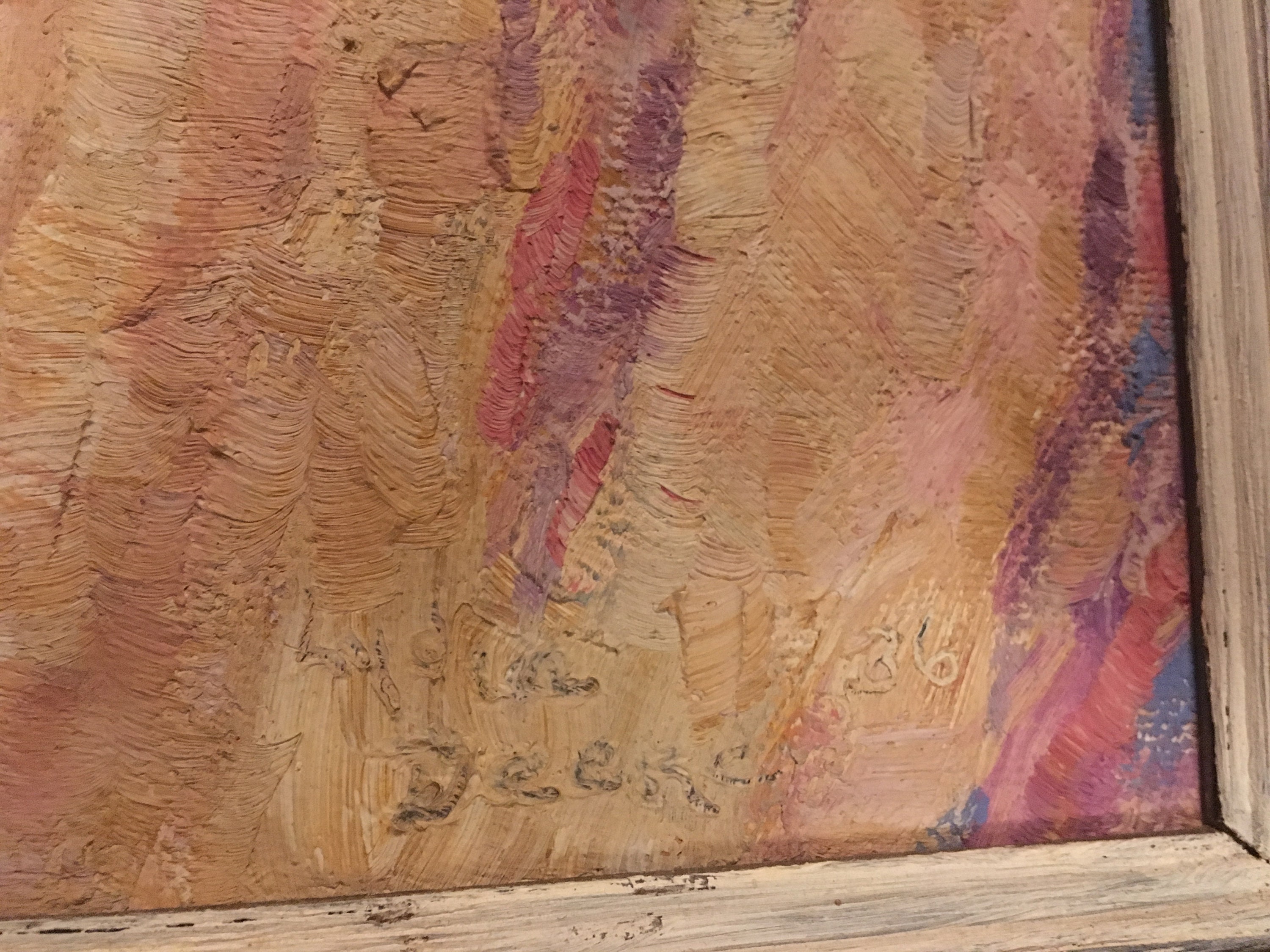 Lydia Deere Oil on Canvas Wrapped Board the Pacific 1936 Painting of ...