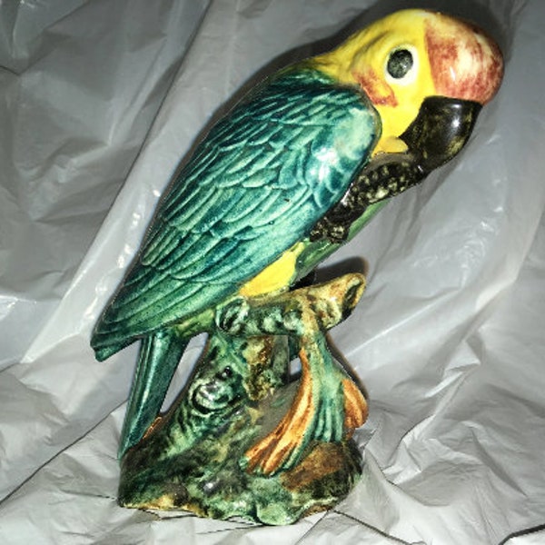 Ceramic Parrot - Etsy