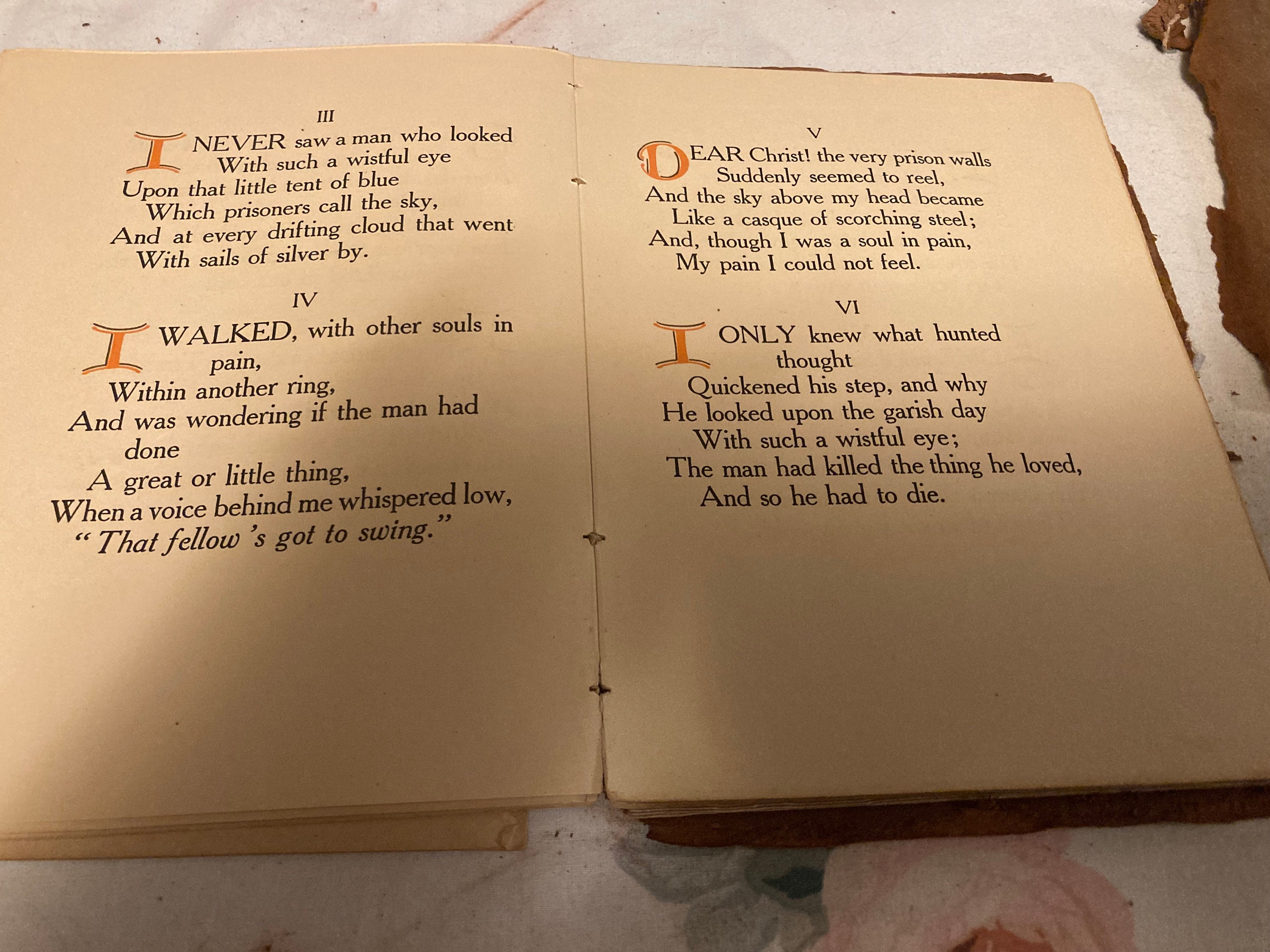 1905 the Ballad of Reading Gaol by Oscar Wilde Published by Roycroft ...