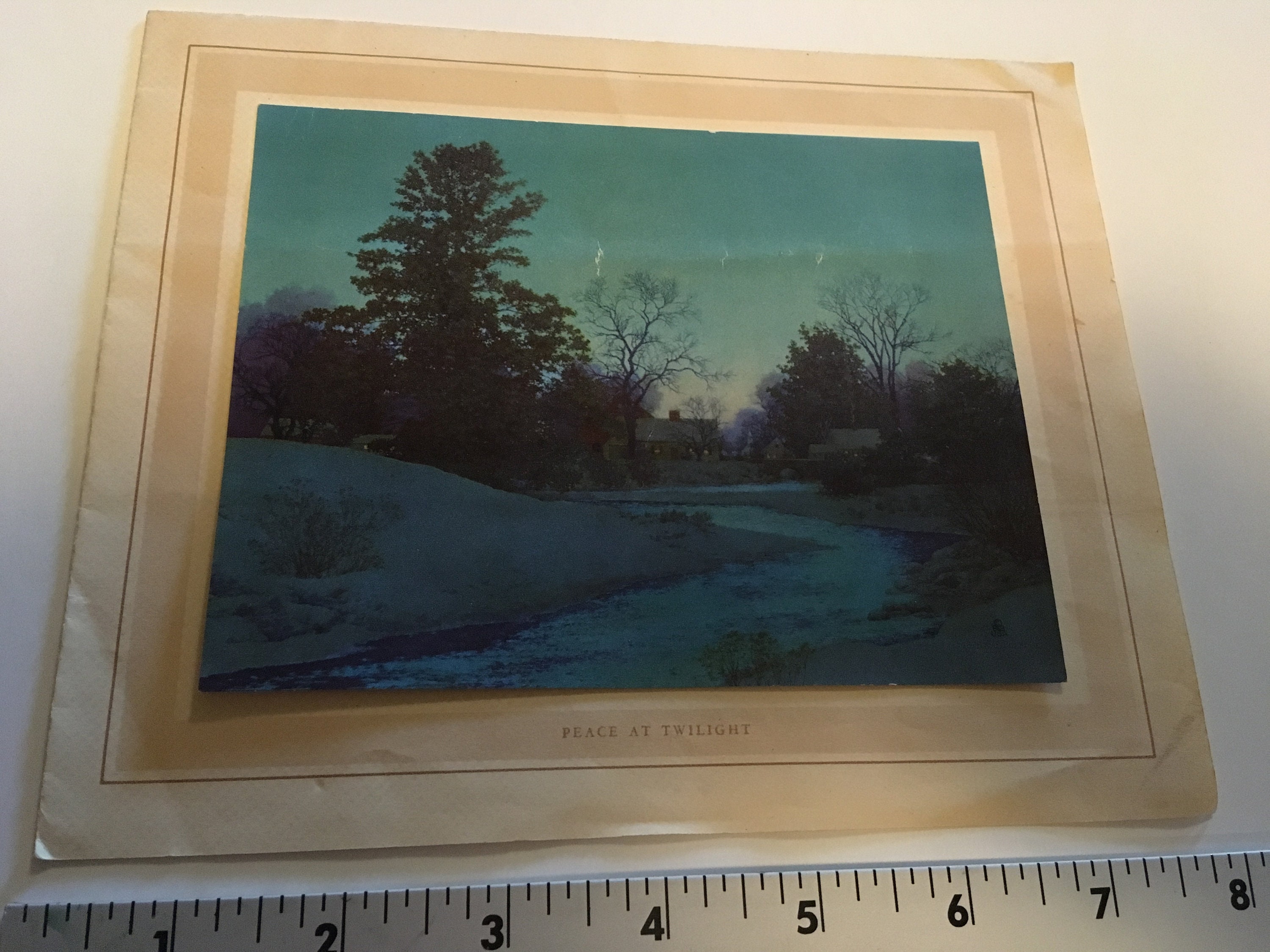 Original Maxfield Parrish Print lull Brook Also Titled Peace at ...