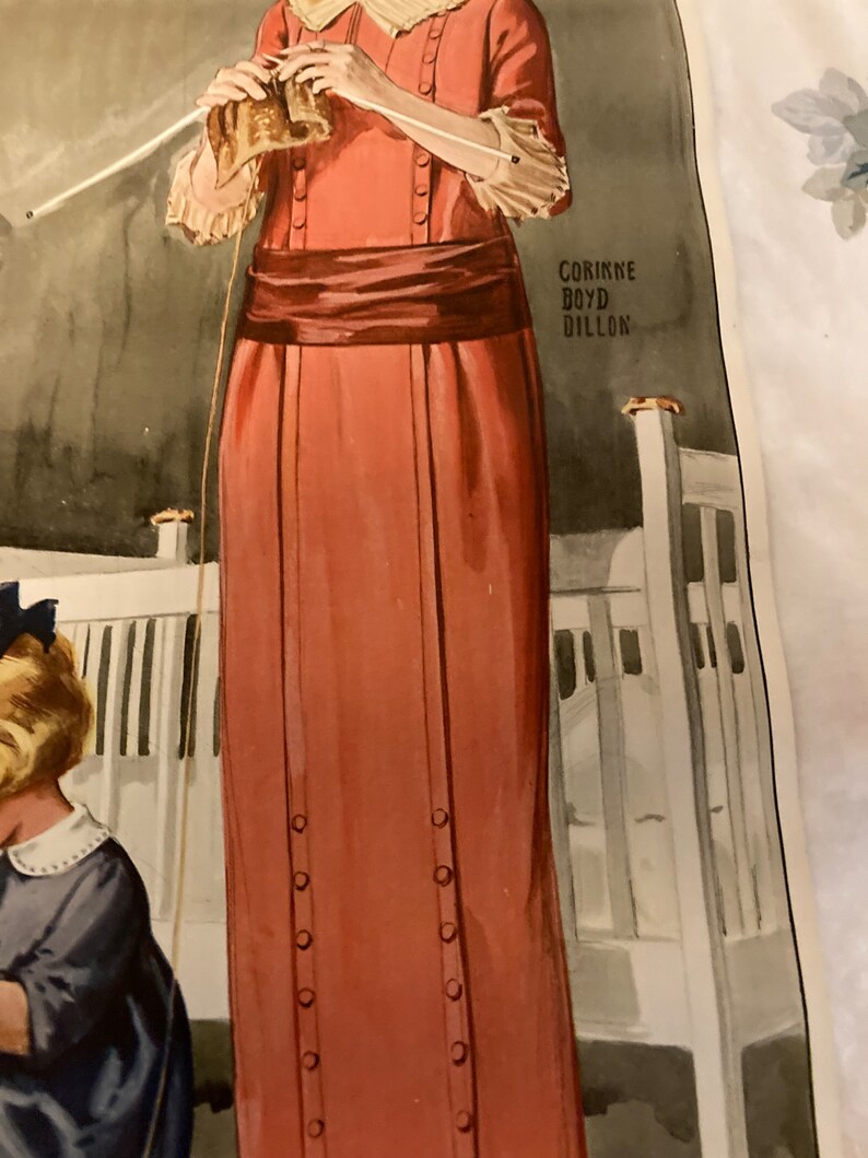 1900's Corinne Boyd Dillon Lithograph Corinne Boyd Dillon Well Known ...