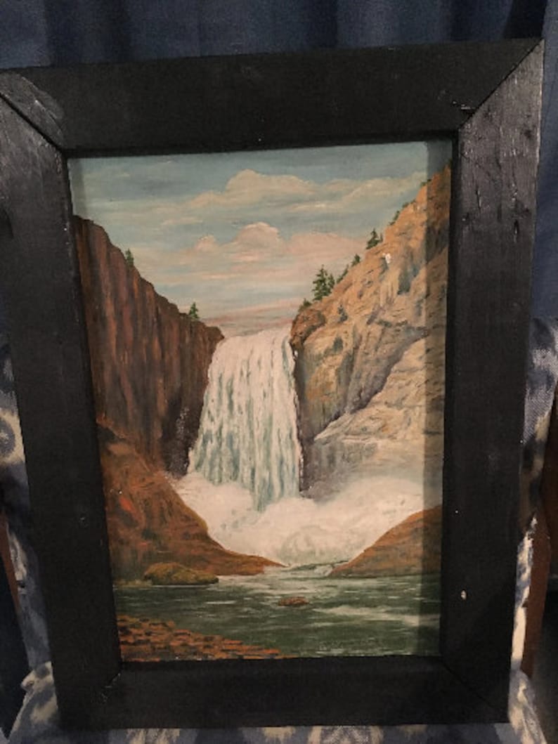 Anna Engstrom Oil Painting on Board 1924 Lindsborg Kansas, New Gottland ...