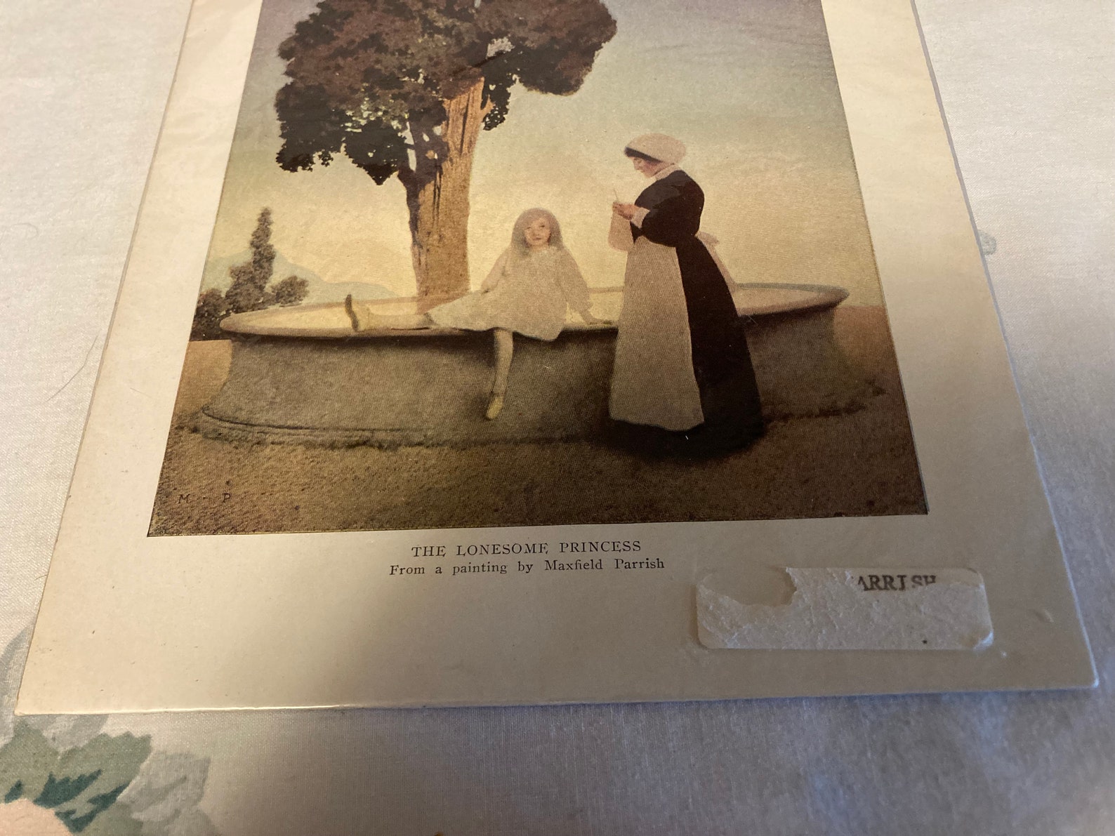 Maxfield Parrish 1927 Art Print I Am Sick of Being a Princess Aka THE ...