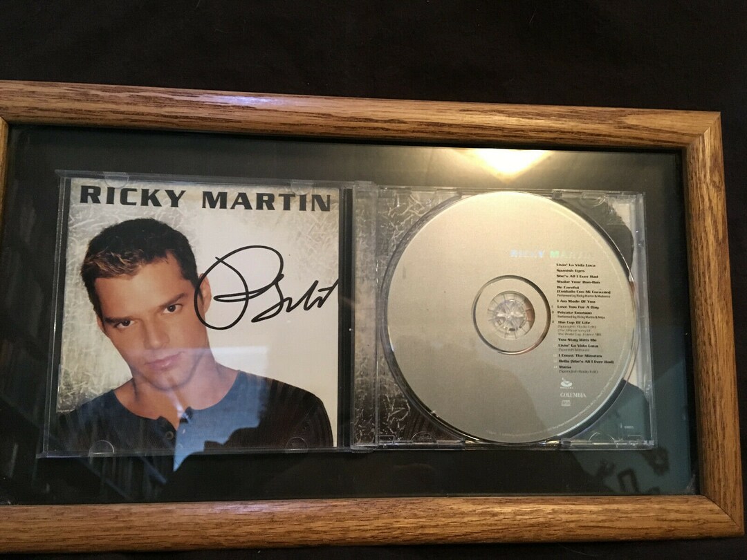 Ricky Martin Autographed CD Professionally Framed With COA 074646989128 ...