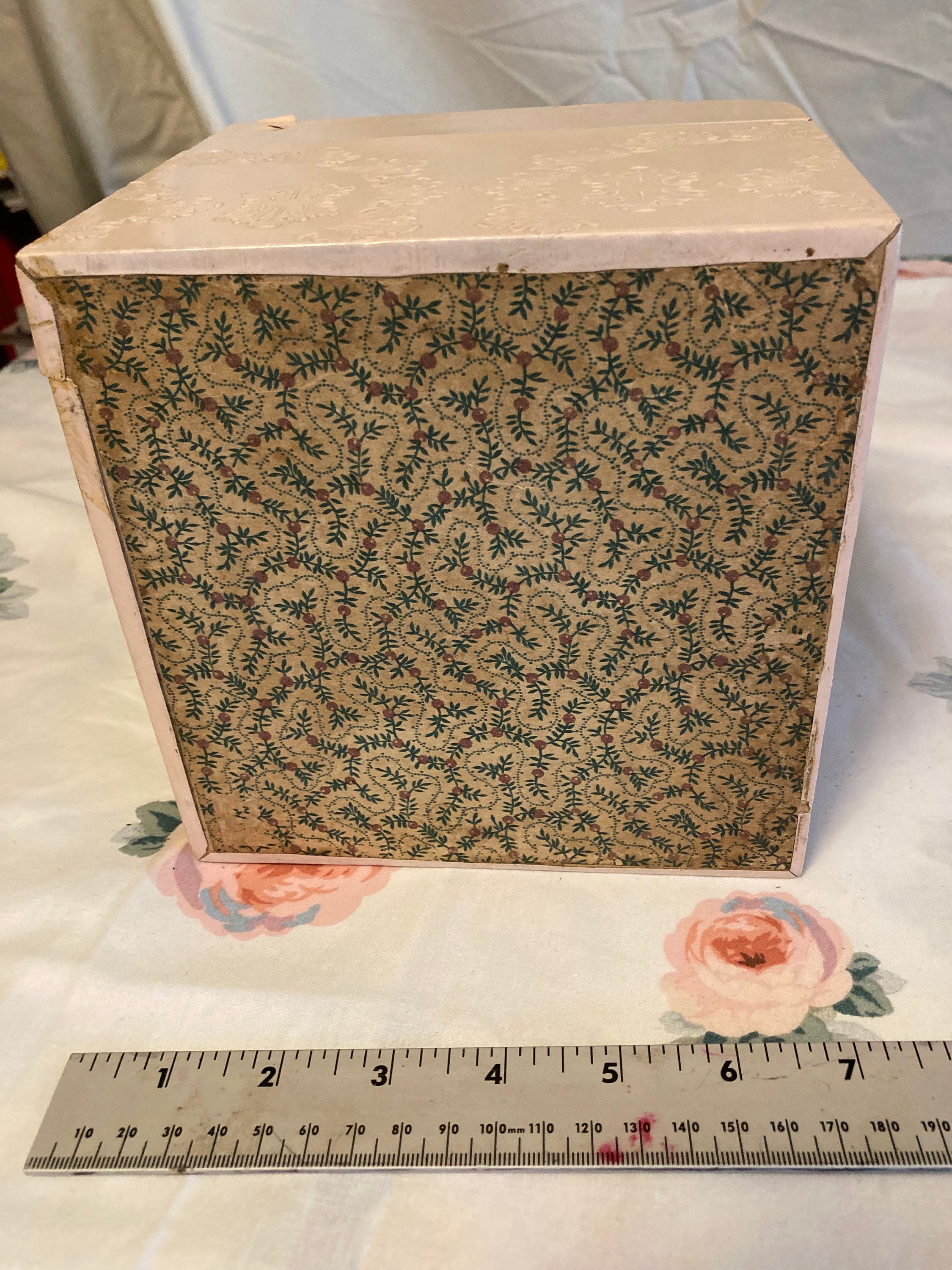 Victorian Era Celluloid Collars and Cuffs Vanity Box in Pink in Fairly ...