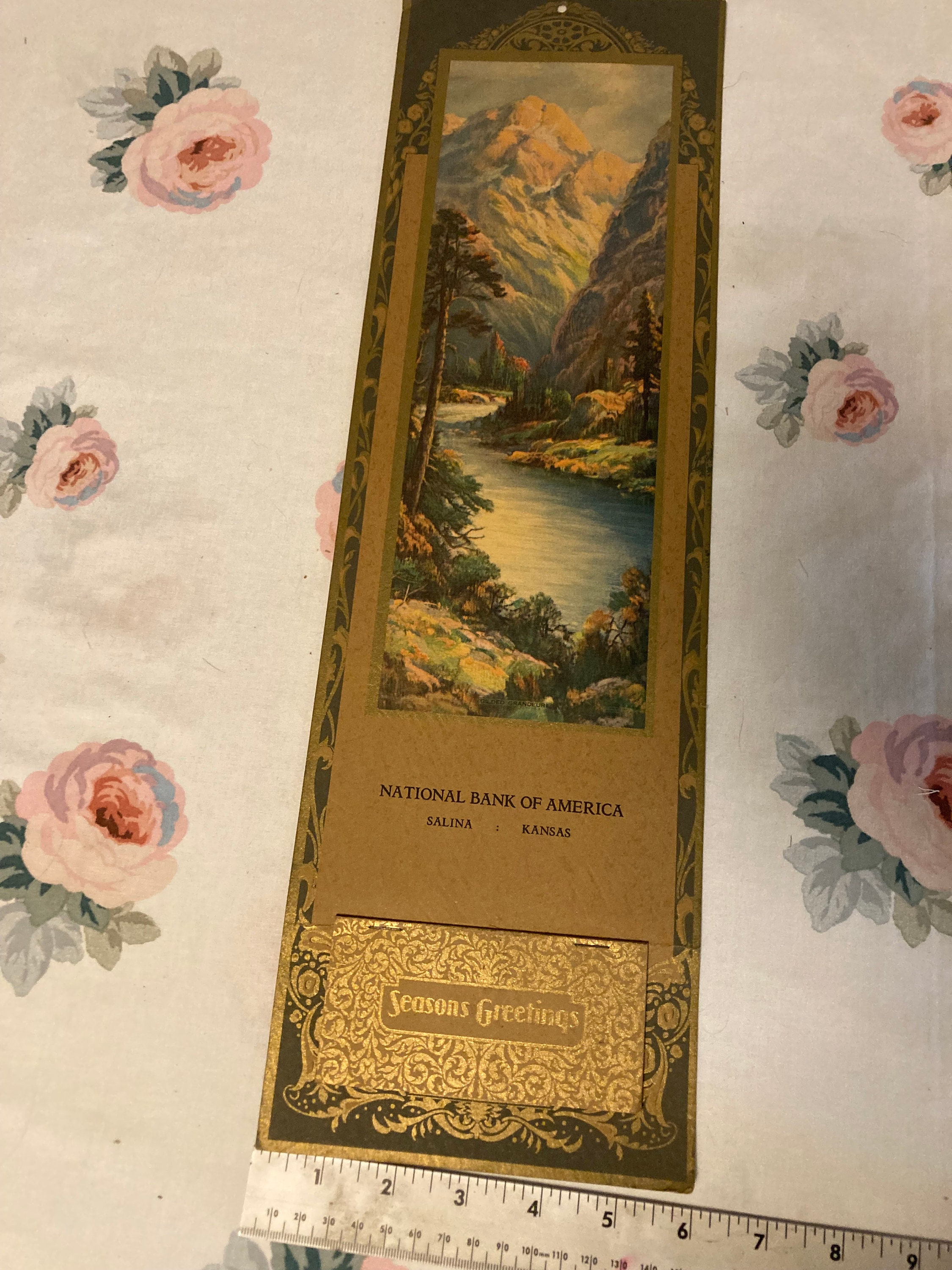 1933 Calendar From the National Bank of America Salina - Etsy