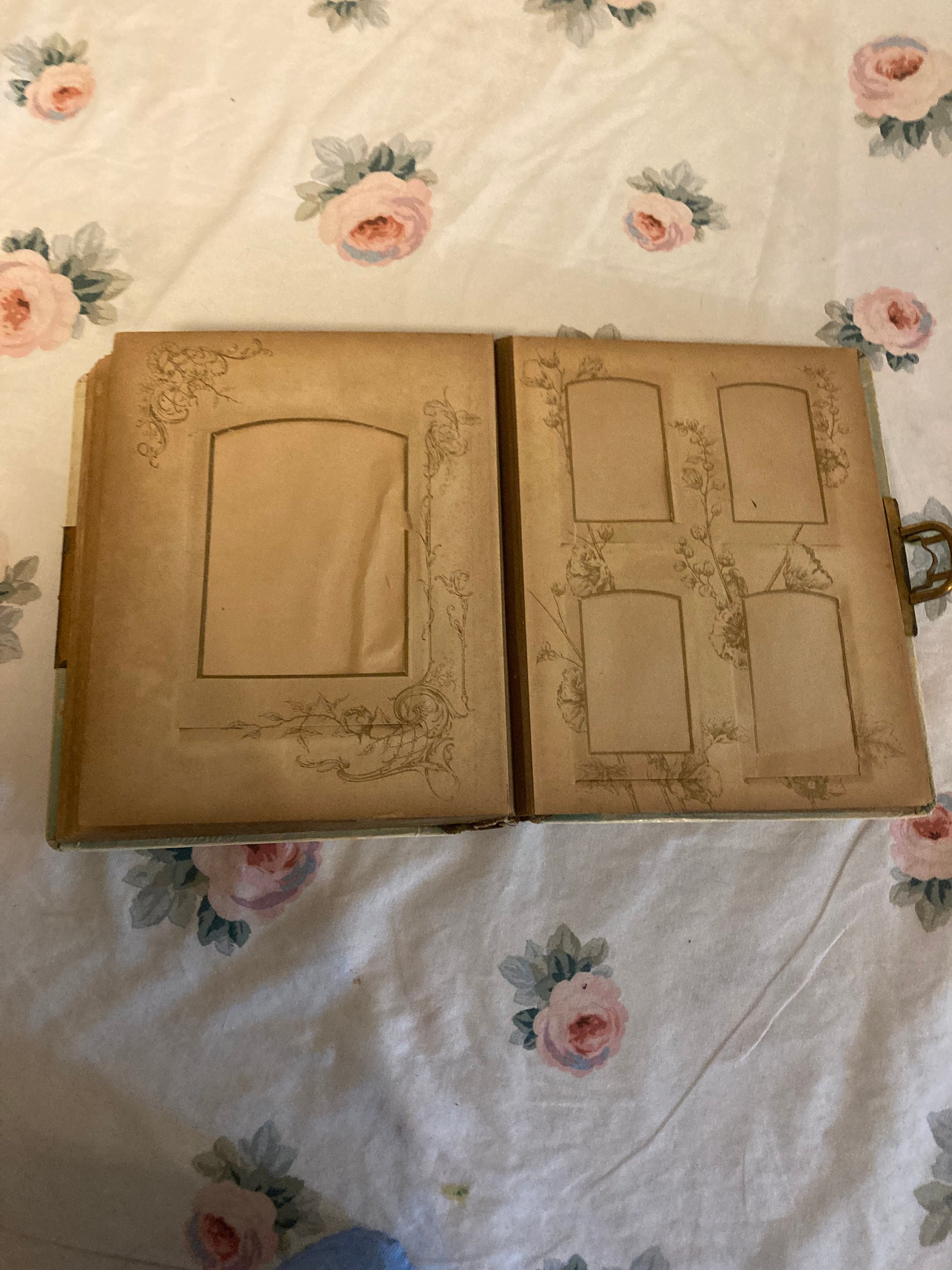 Victorian Era Celluloid Photo/wedding Album Wonderful Antique/vintage ...