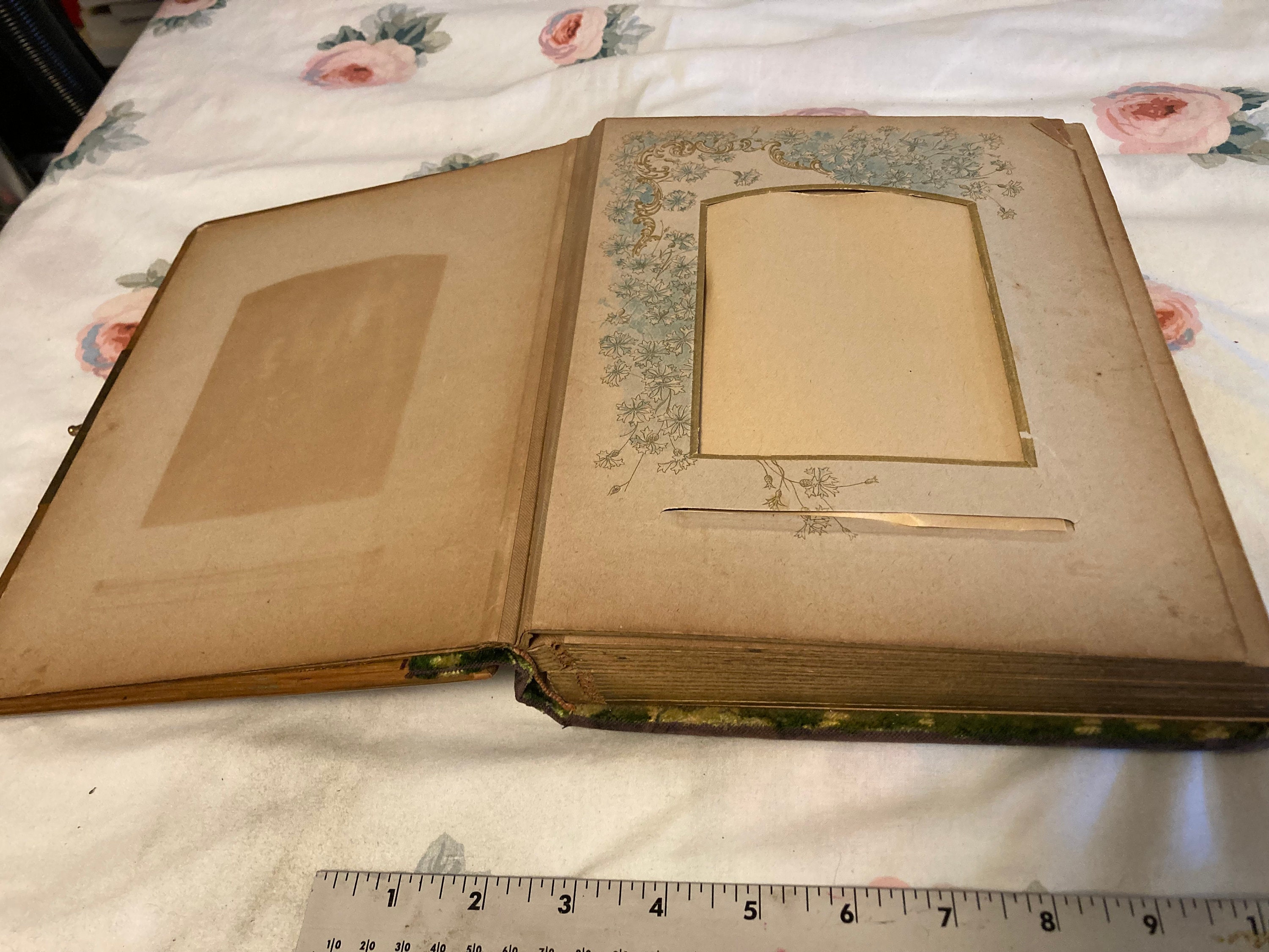 Antique Wood and Velvet Victorian Photo Album/wedding Album in - Etsy