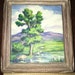 Signe Larson Oil on Board Painting of Tree by Pond Famed - Etsy