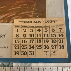 Antique 1933 Sunshine Bakers Biscuits Calendar Hydrox Cookies Crackers ...