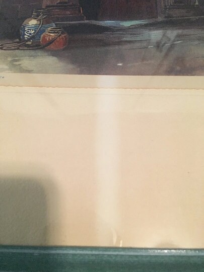 Old Doorway Tasco Watercolor Print Signed by Al Mettel Brown & Bigelow ...