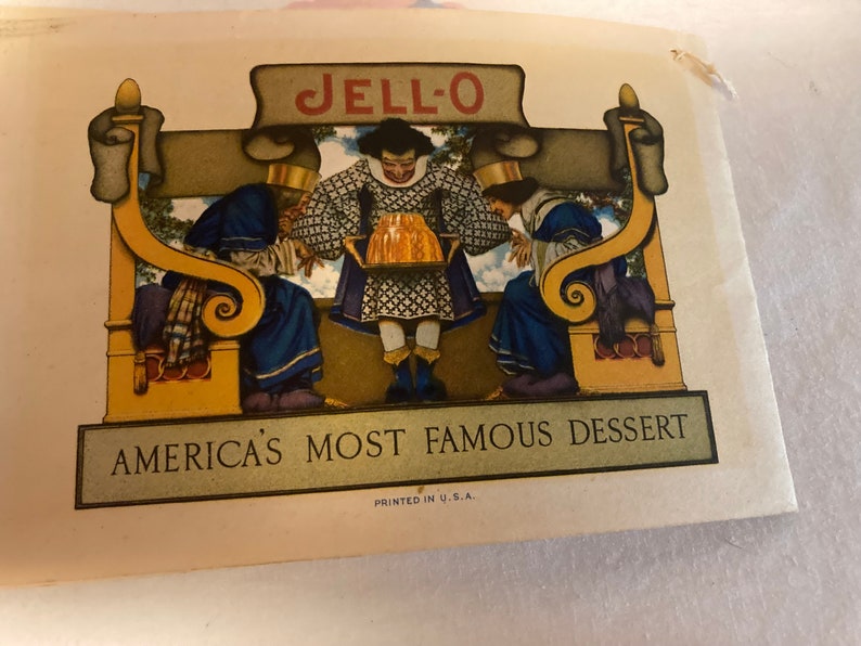 1924 Maxfield Parrish Jello Book "polly Put the Kettle on We'll All ...