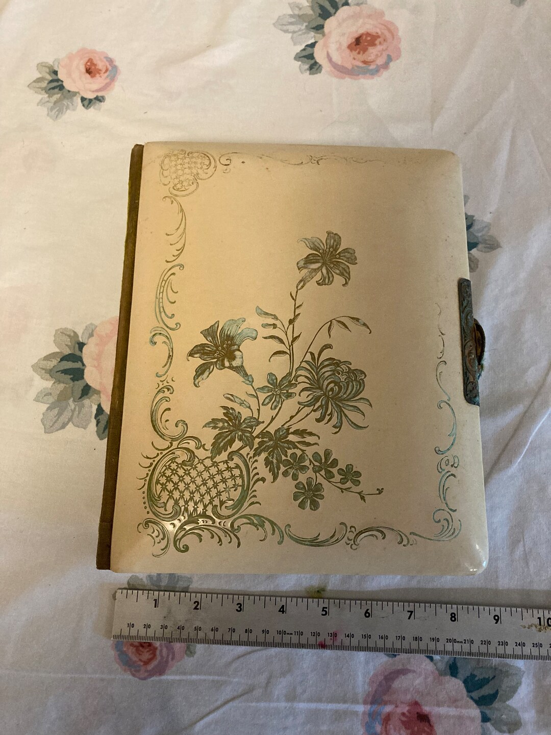 Victorian Era Celluloid Photo/wedding Album Wonderful Antique/vintage ...