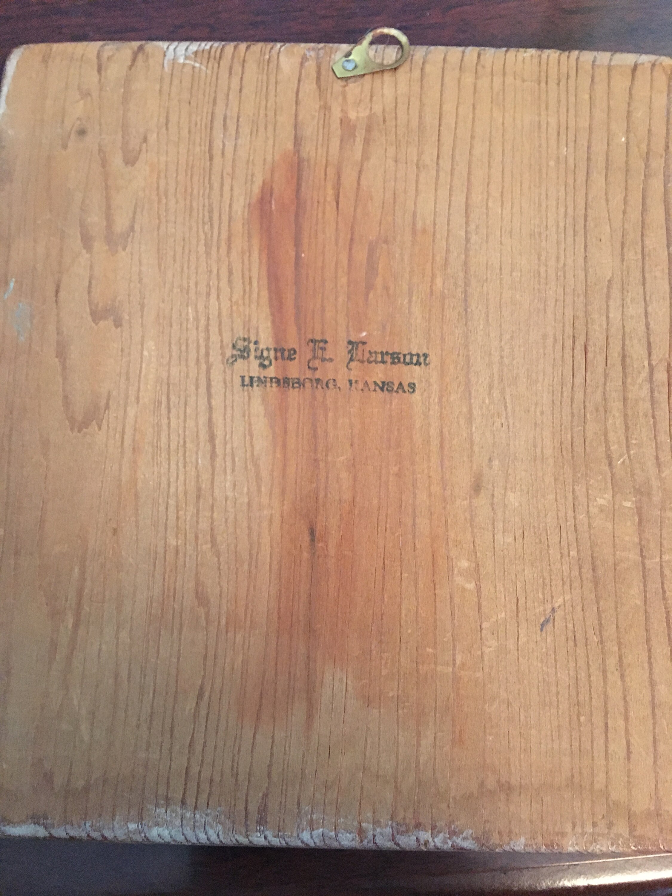 Signe Larson Oil on Board Painting of Tree by Pond Famed - Etsy