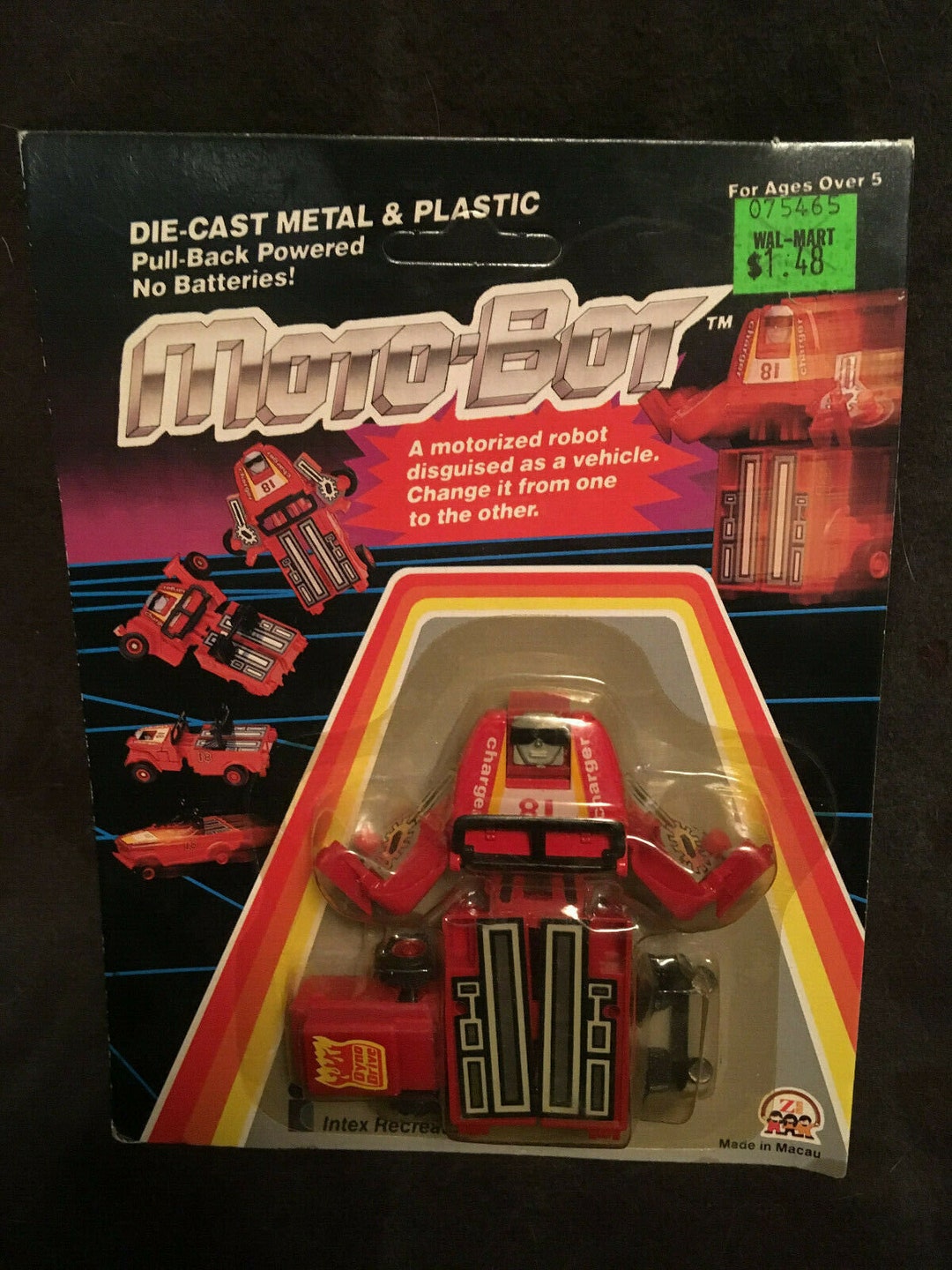 MOTORIZED ROBOT | Jeep | 1984 INTEX | Dynabot Motobot Transformers ...