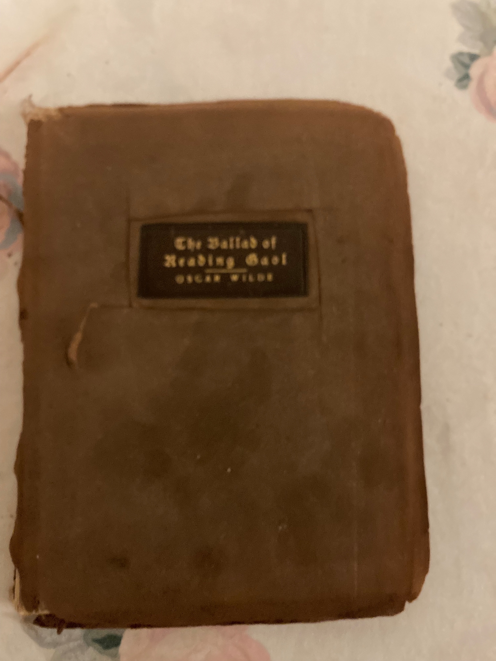 1905 the Ballad of Reading Gaol by Oscar Wilde Published by Roycroft ...