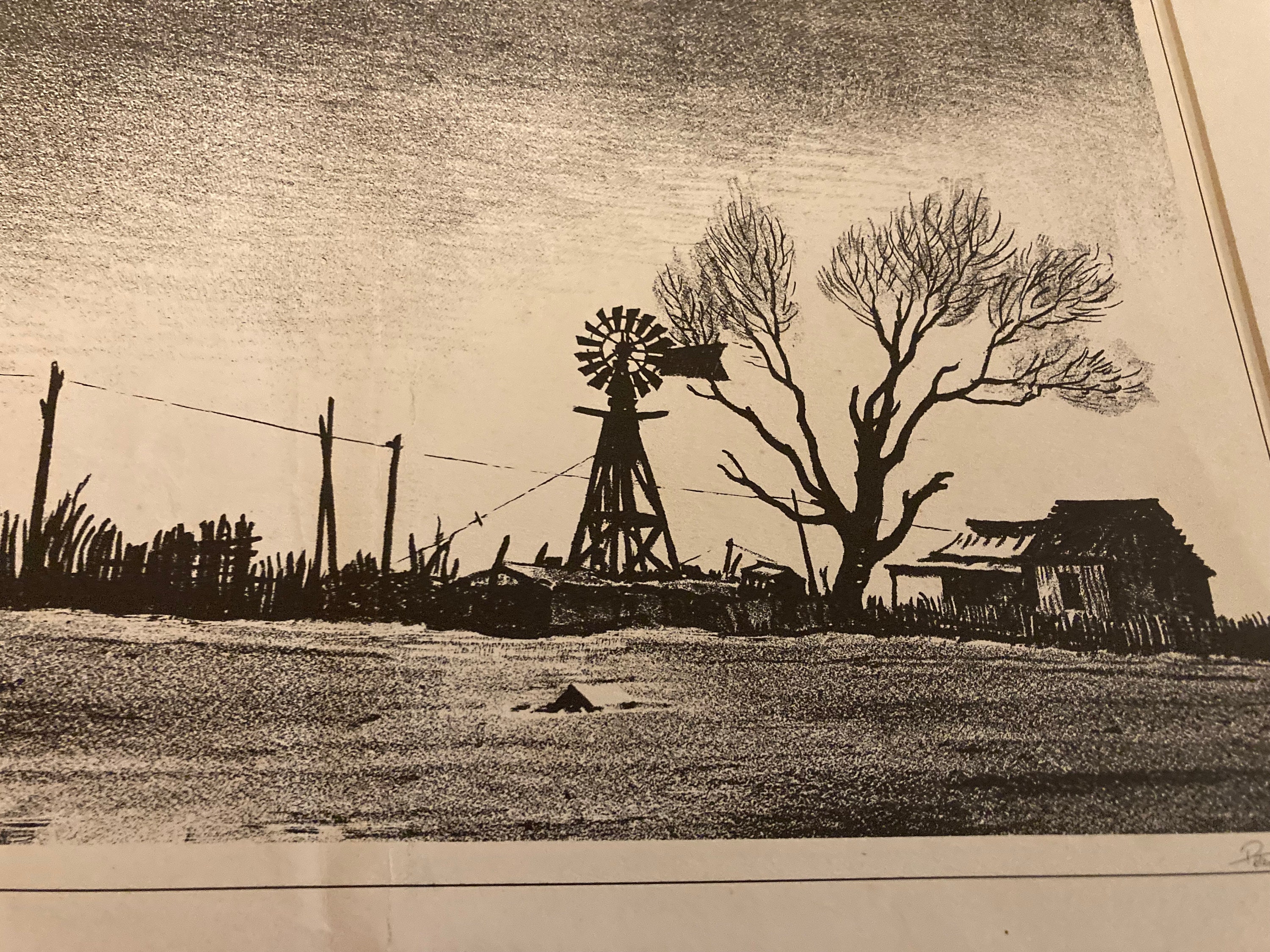 Peter Hurd the Deserted Ranch Edition 36 Offset Lithograph Print ...