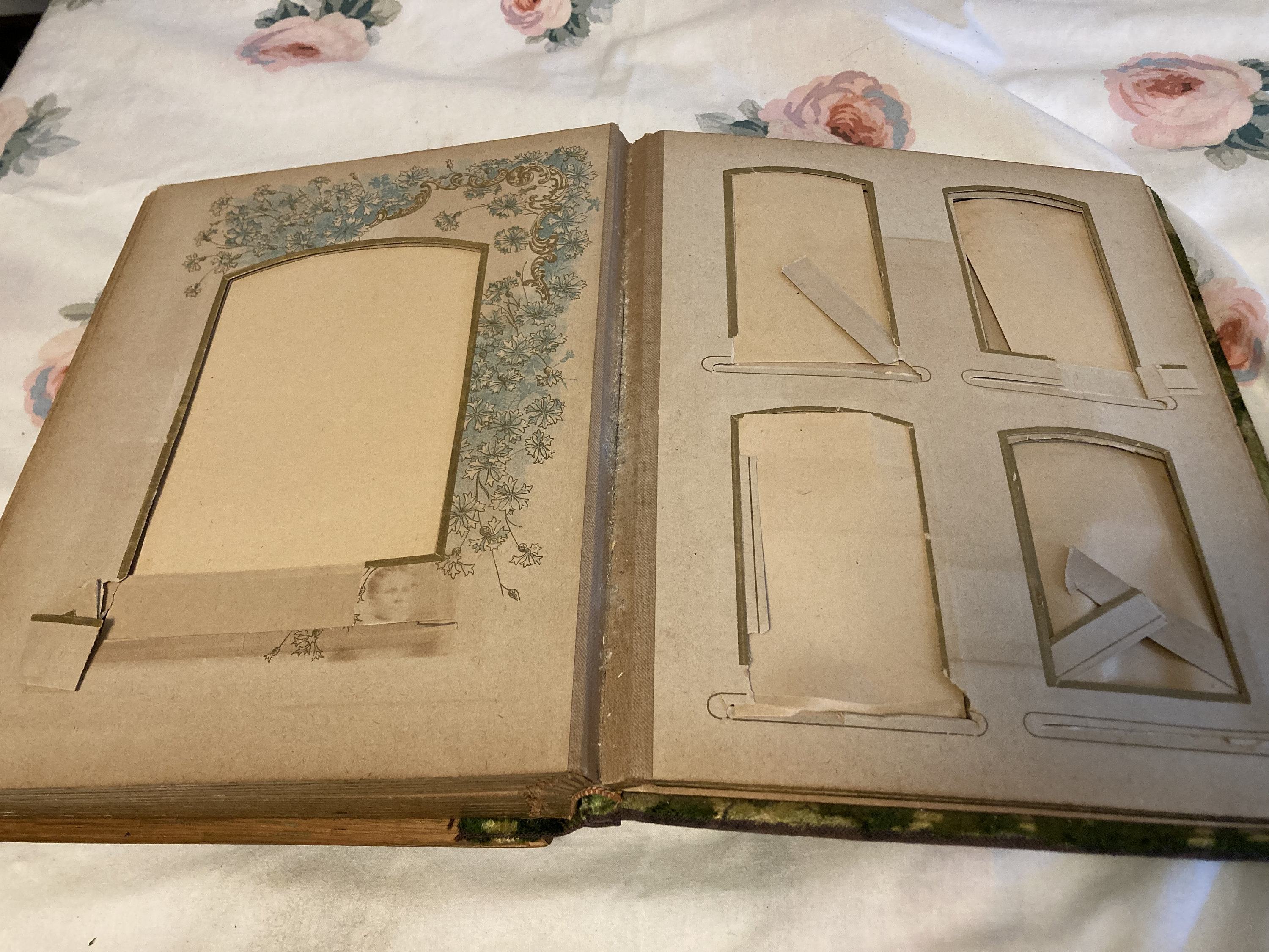 Antique Wood and Velvet Victorian Photo Album/wedding Album in - Etsy