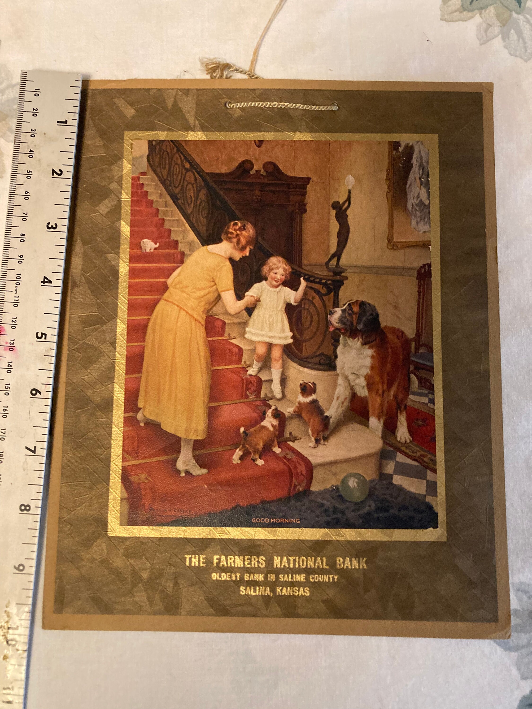 1933 Calendar, Art by Arthur J. Elsley Featuring St. Bernards Titled ...