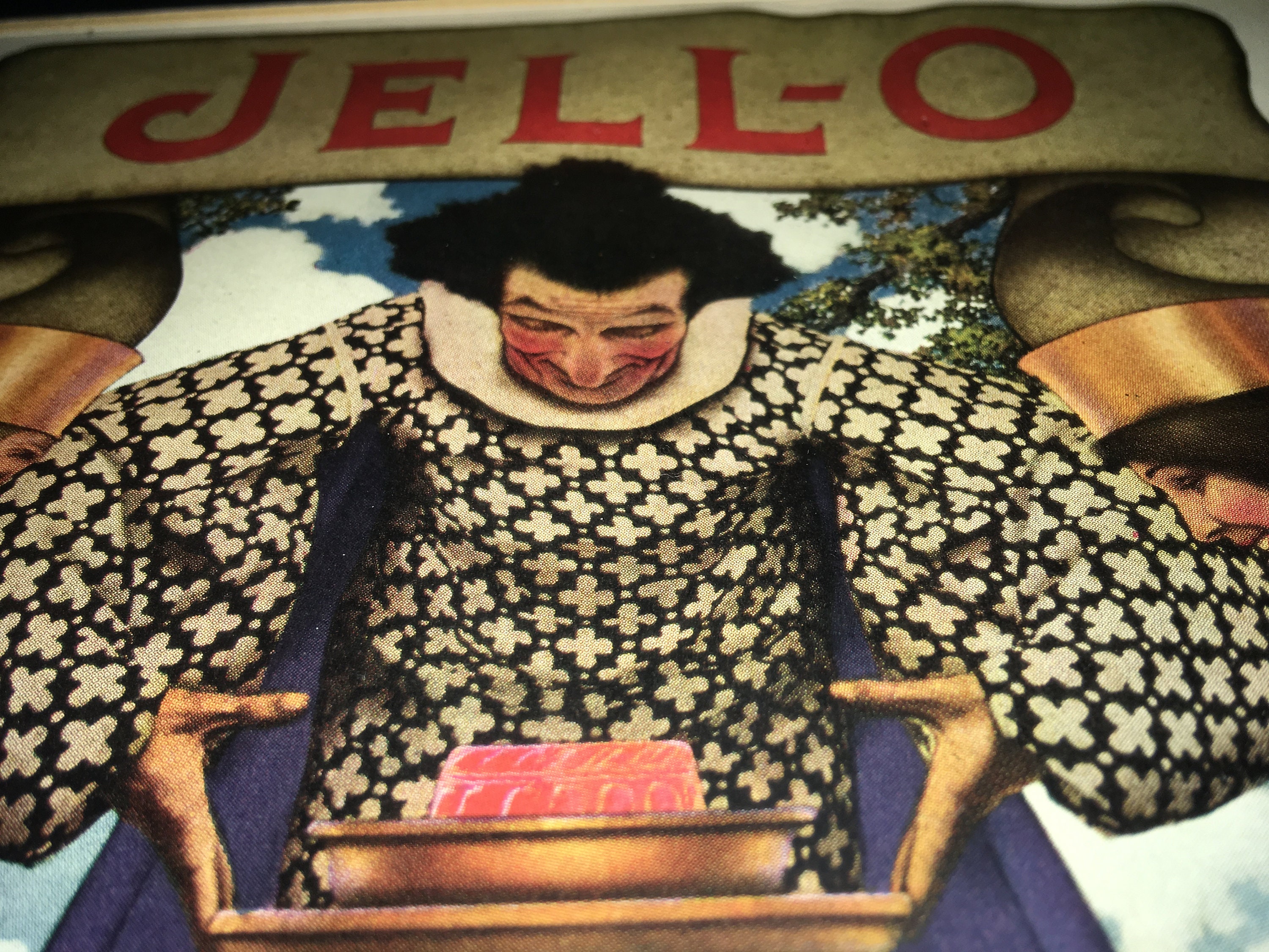 Original Framed Maxfield Parrish Jello Advertisement with King & Queen ...