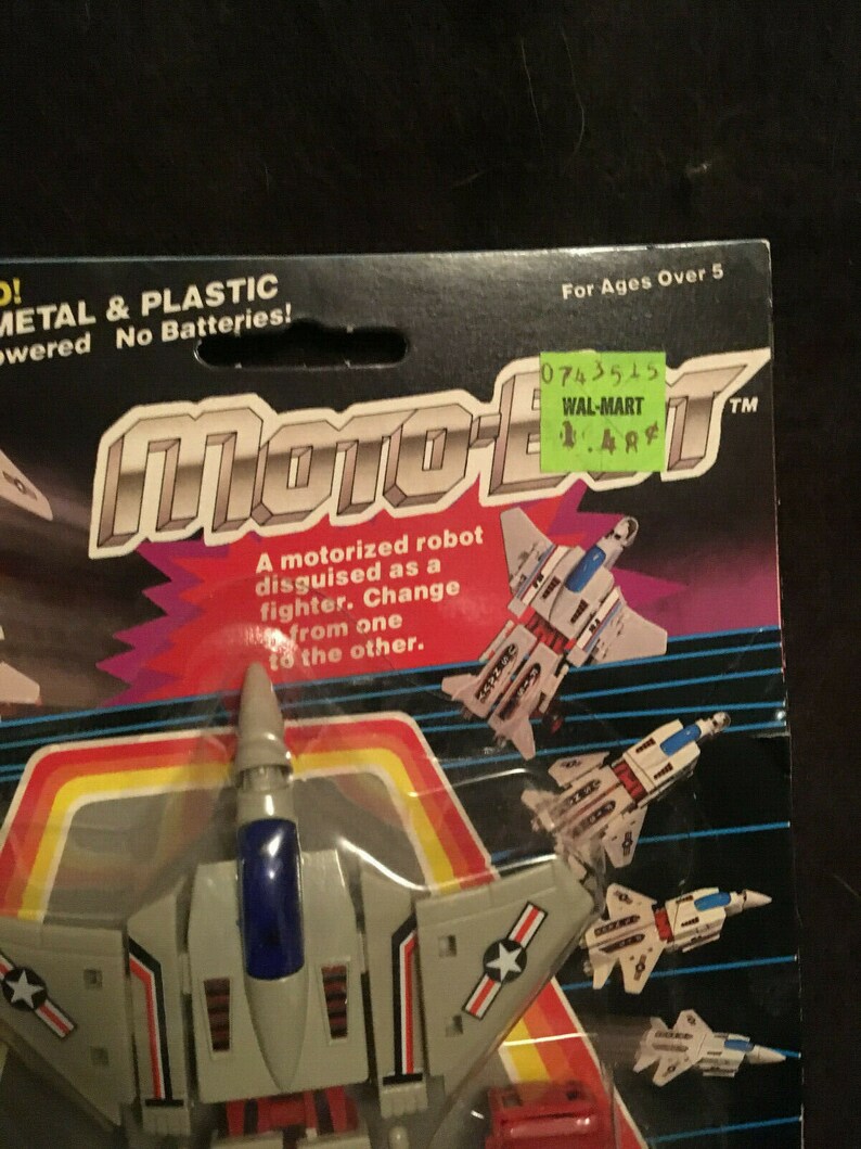 MOTORIZED ROBOT F-15 1984 INTEX Dynabot Motobot - Etsy