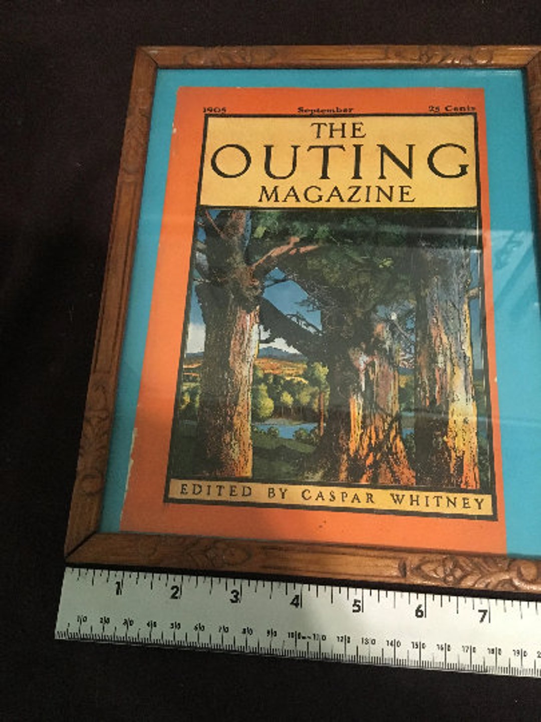 Antique 1905 Maxfield Parrish Magazine Cover, OUTING September 1905 ...