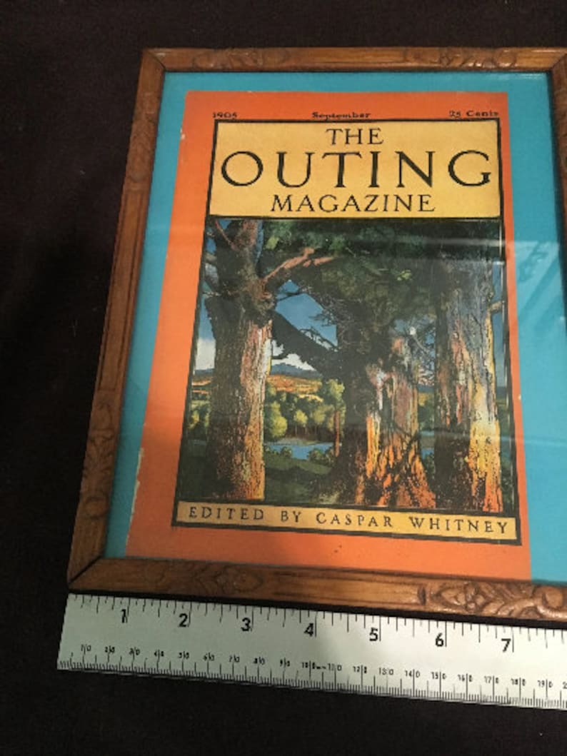 Antique 1905 Maxfield Parrish Magazine Cover, OUTING September 1905 ...