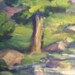 Signe Larson Oil on Board Painting of Tree by Pond Famed - Etsy